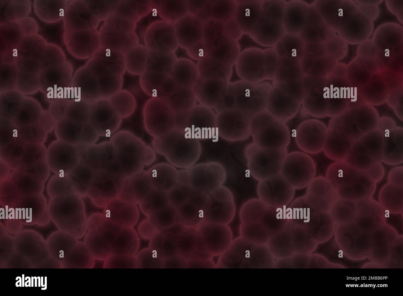 artistic modern red a lot of biological viruses computer graphic ...