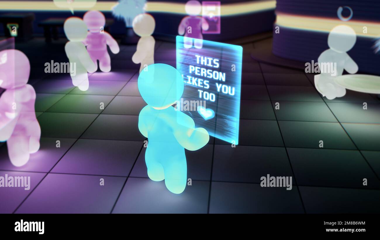 Simulation metaverse avatar person hi-res stock photography and images ...