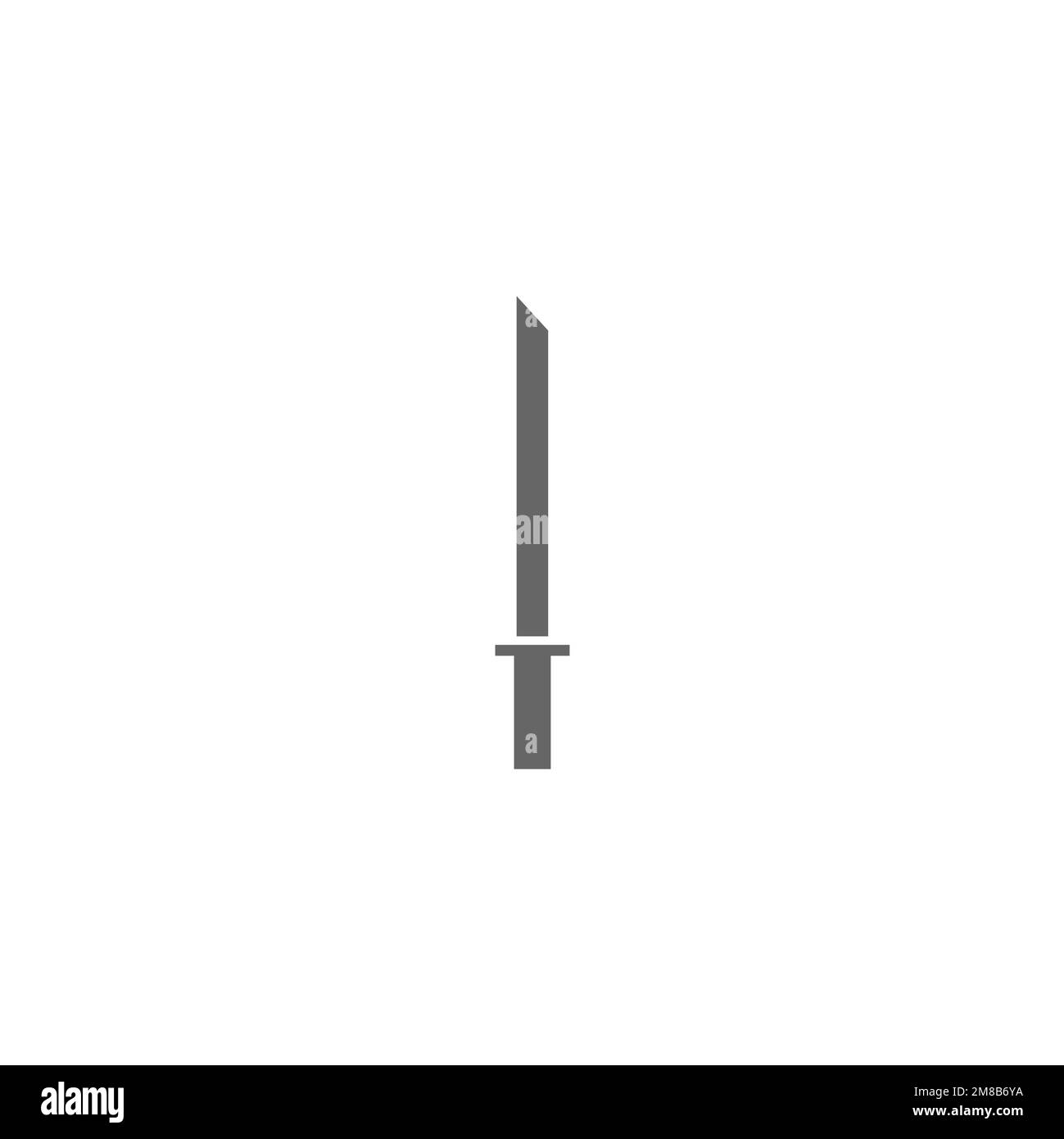 Long sword icon, graphic resource template, vector illustration Stock ...