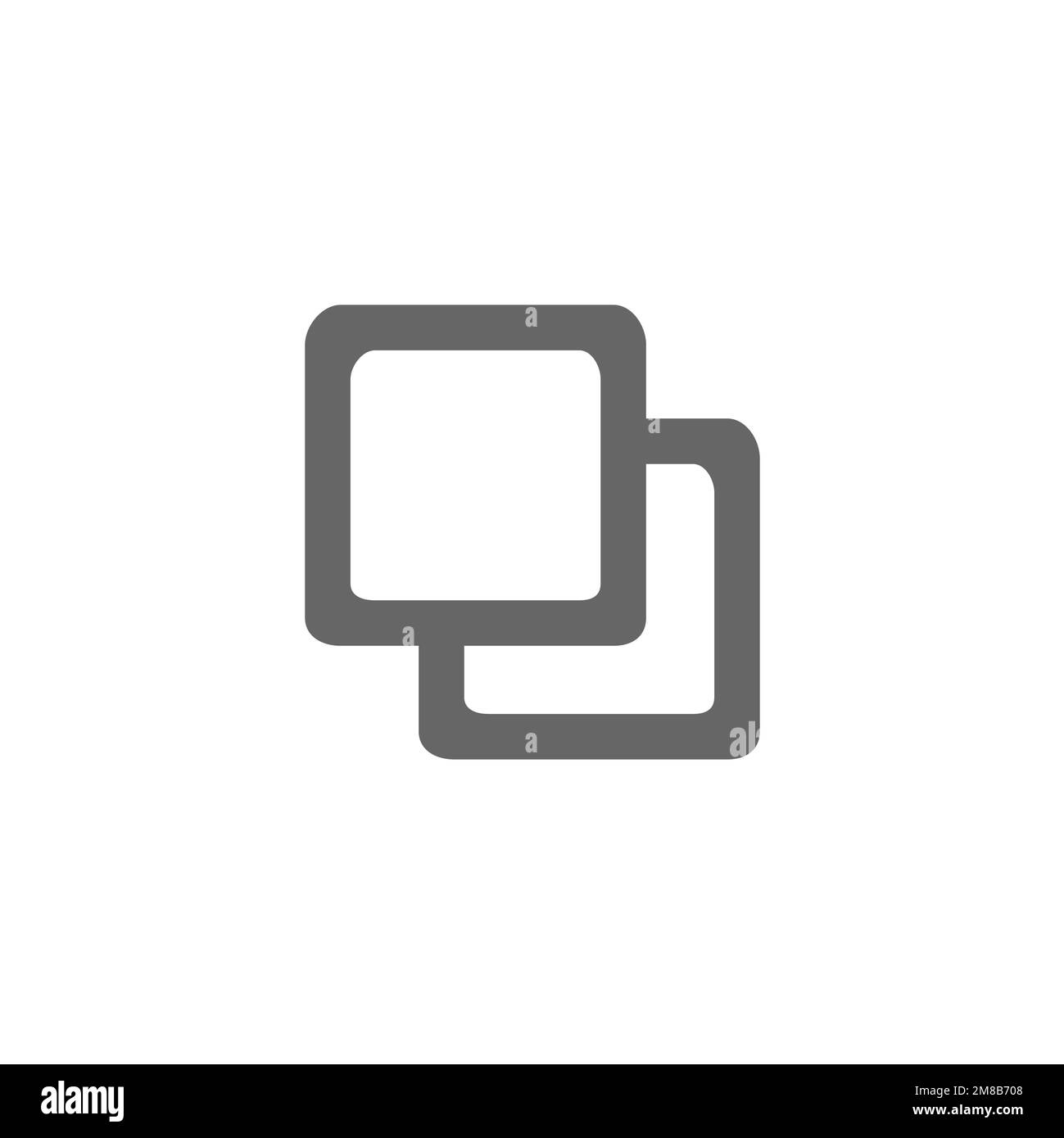 Copy icon, graphic resource template, vector illustration Stock Vector ...