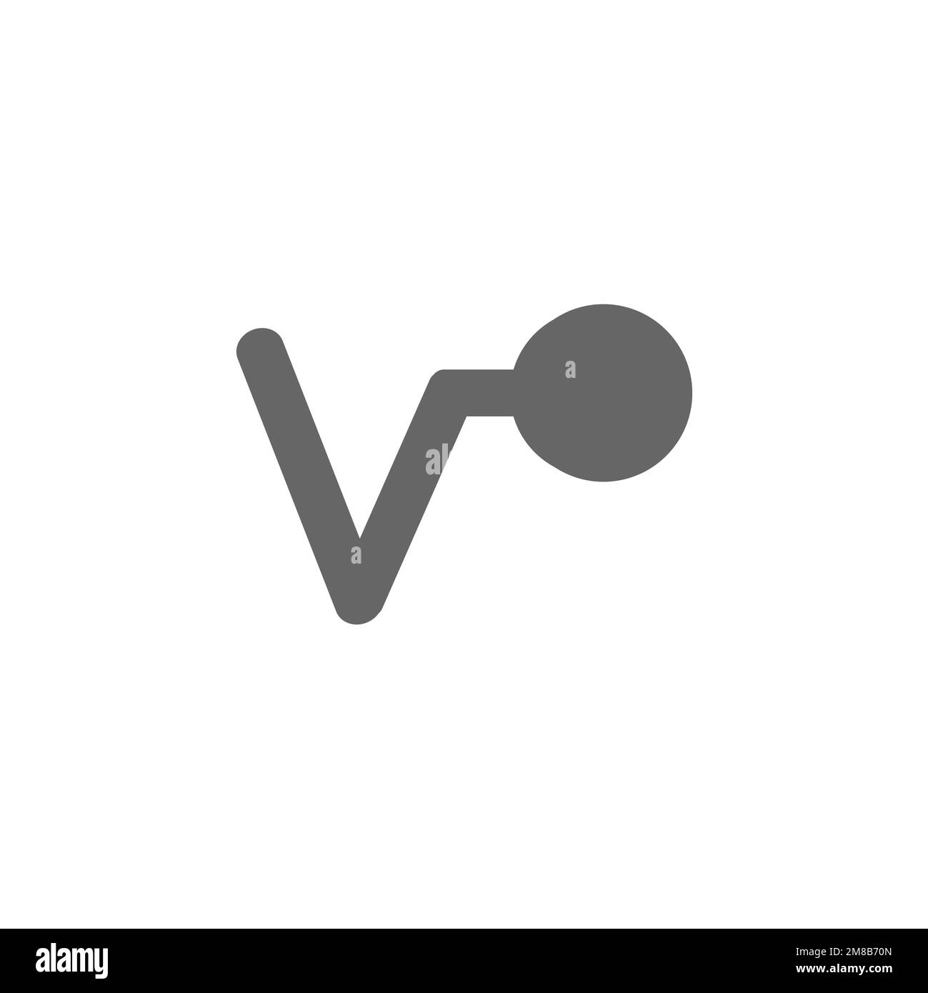 Data trend icon, graphic resource template, vector illustration Stock ...
