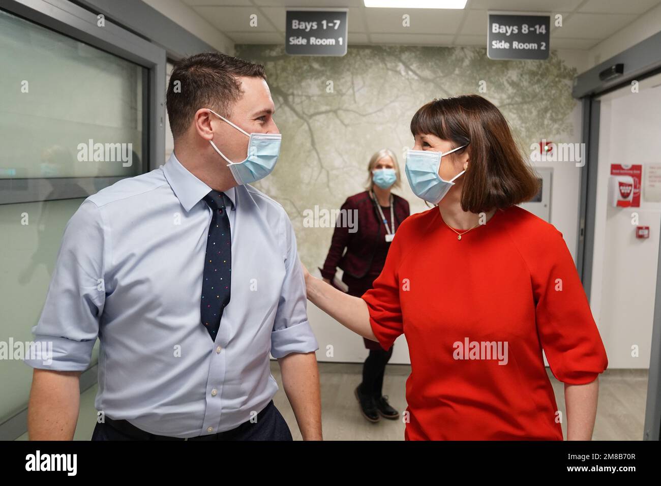Shadow chancellor Rachel Reeves (right) and shadow health secretary Wes ...