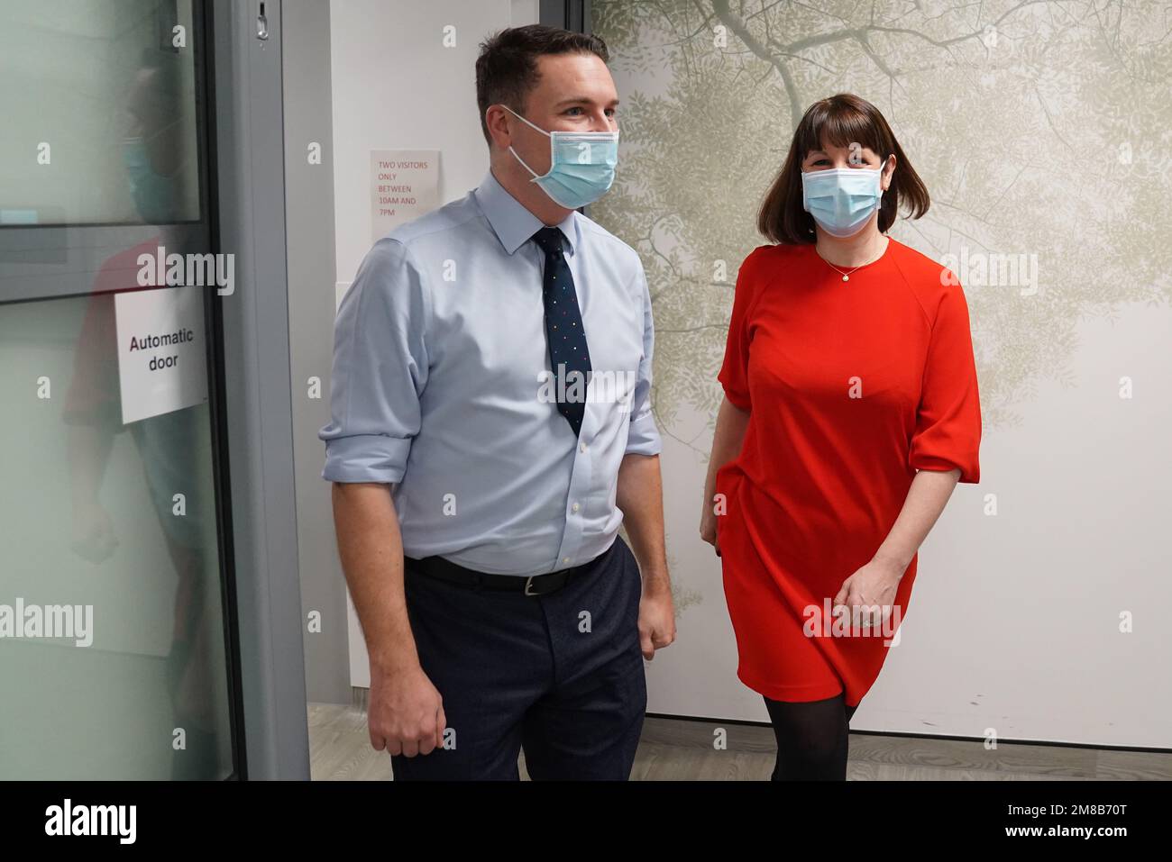 Shadow chancellor Rachel Reeves (right) and shadow health secretary Wes ...
