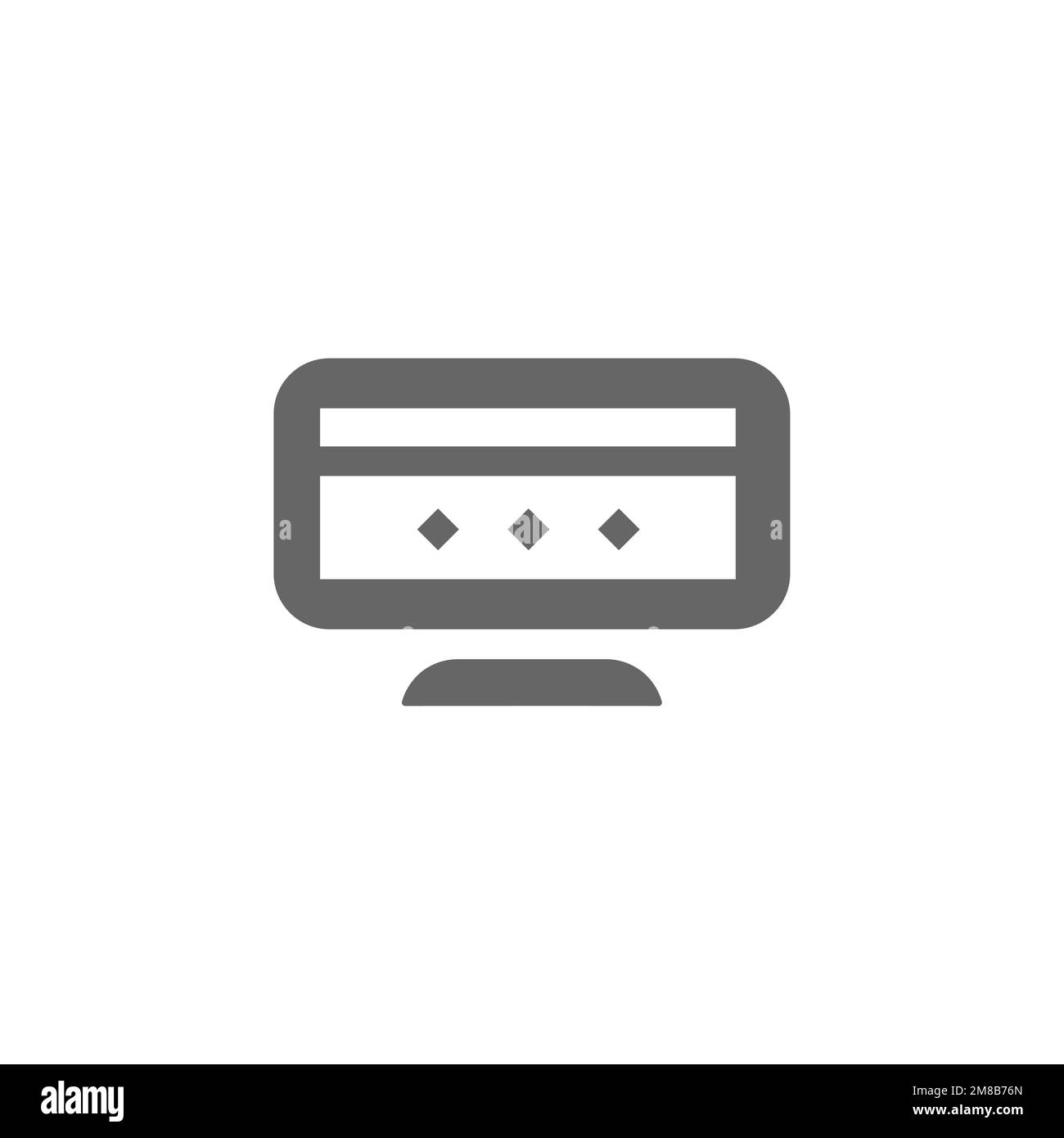 Display icon, graphics resource template, vector illustration Stock ...