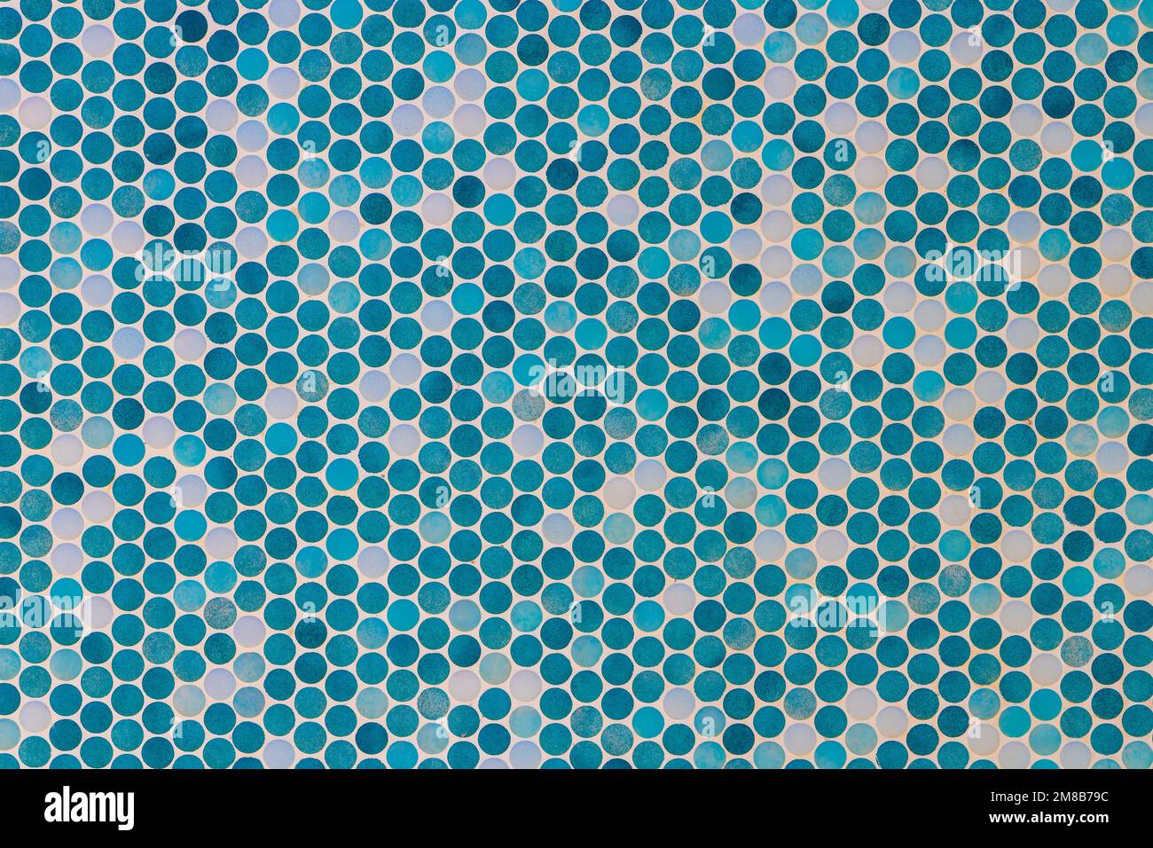 A Blue ceramic tile mosaic in swimming pool - seamless texture Stock ...