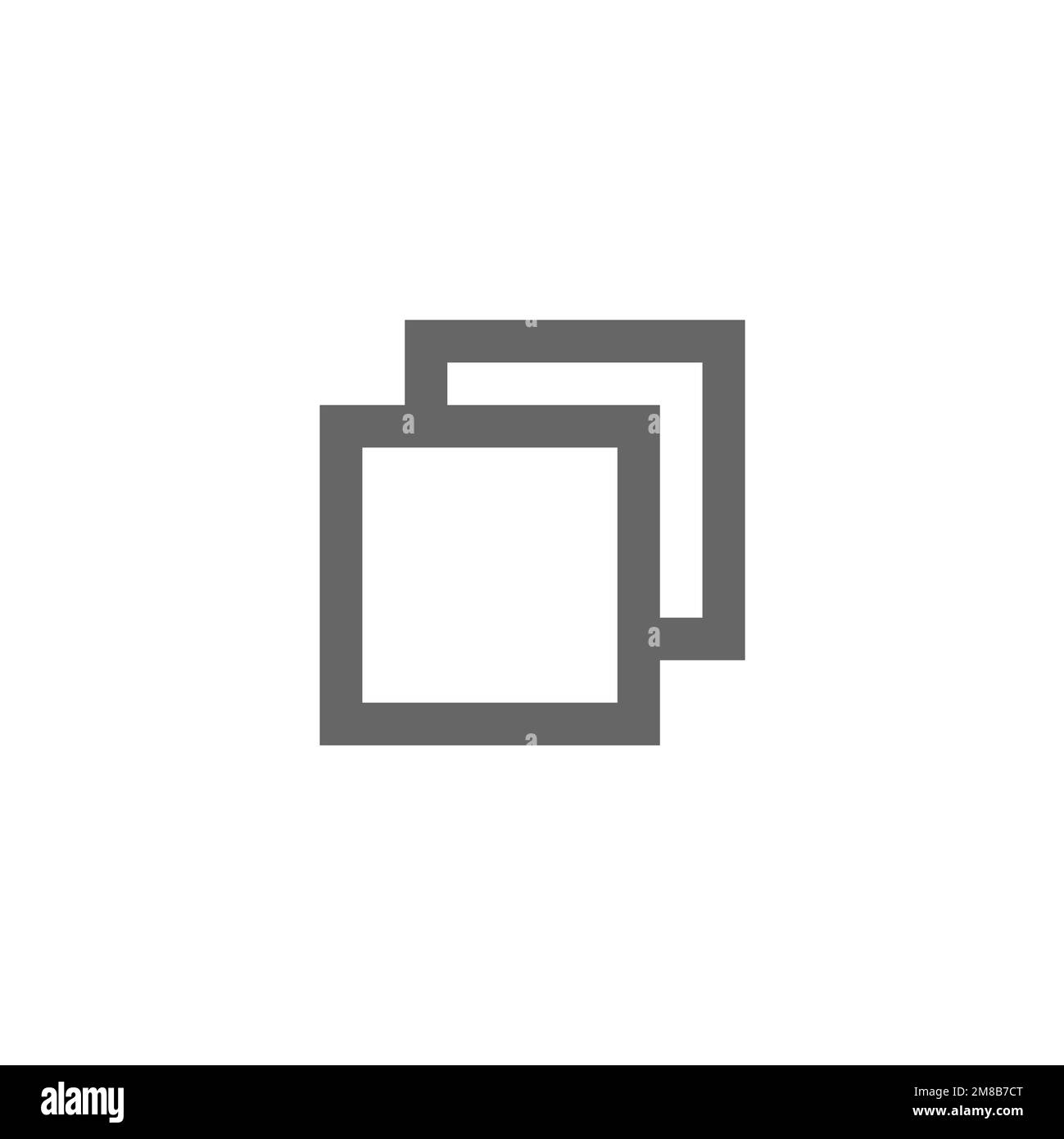 Copy icon, graphic resource template, vector illustration Stock Vector ...