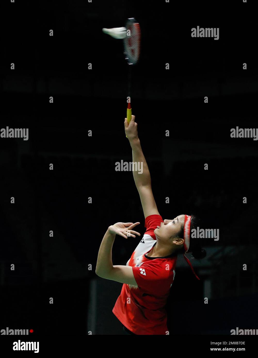 Kuala Lumpur, Malaysia. 13th Jan, 2023. An Se Young of Korea in action during the Women's Single ...