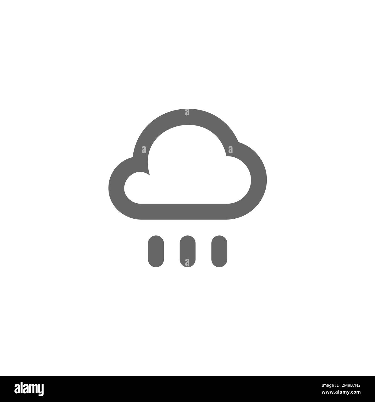 Heavy rain icon, graphic resource template, vector illustration Stock ...