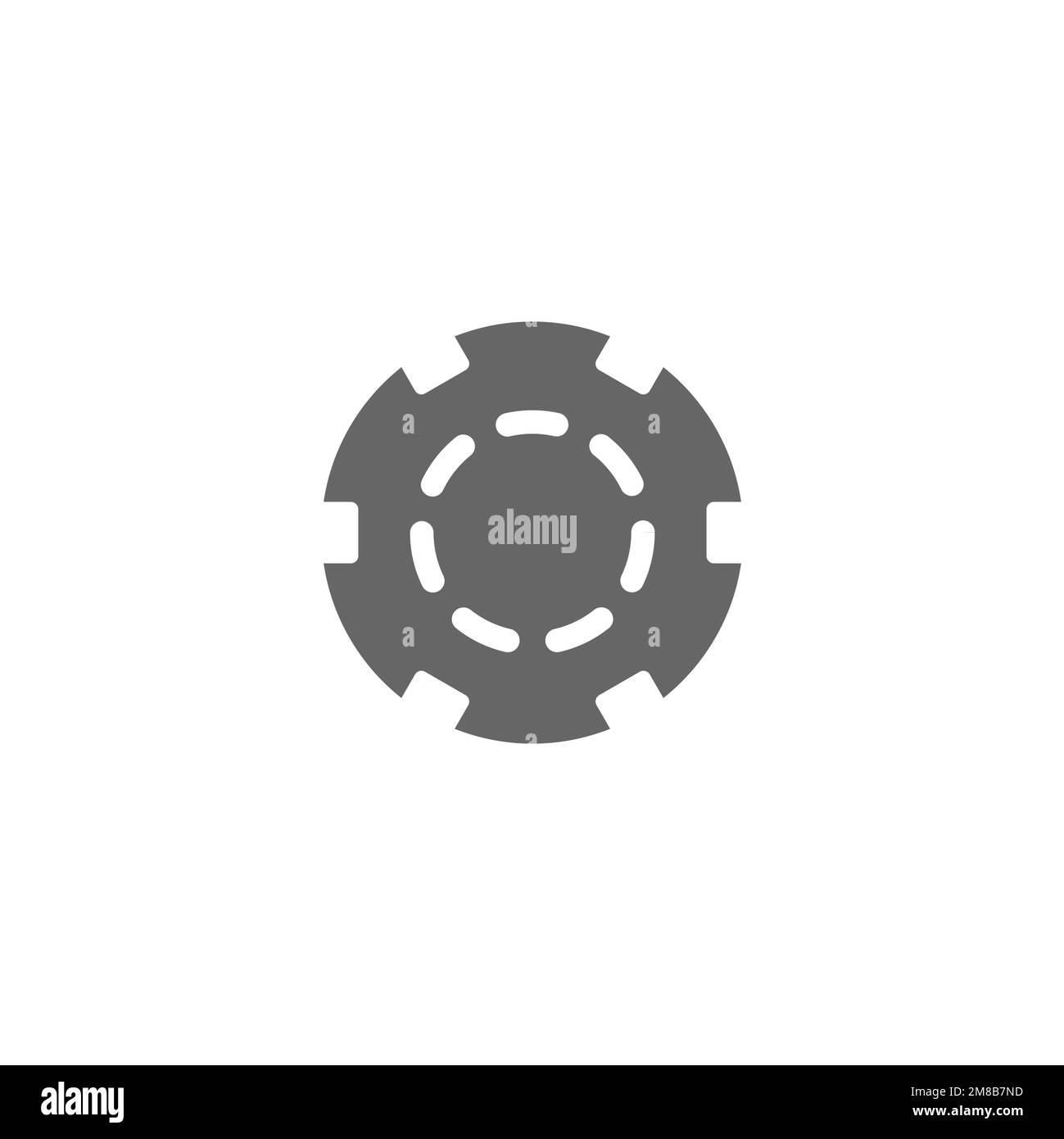 Mechanical gear icon, graphic resource template, vector illustration ...