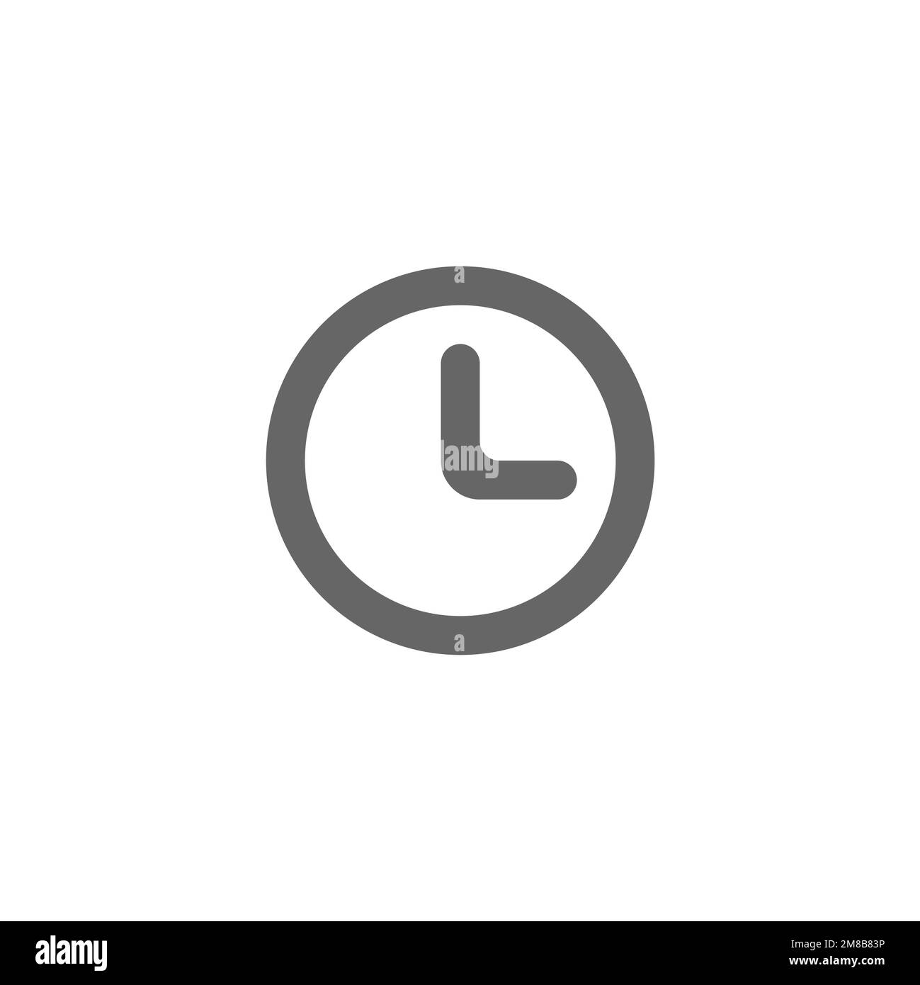 Clock icon, graphic resource template, vector illustration Stock Vector ...