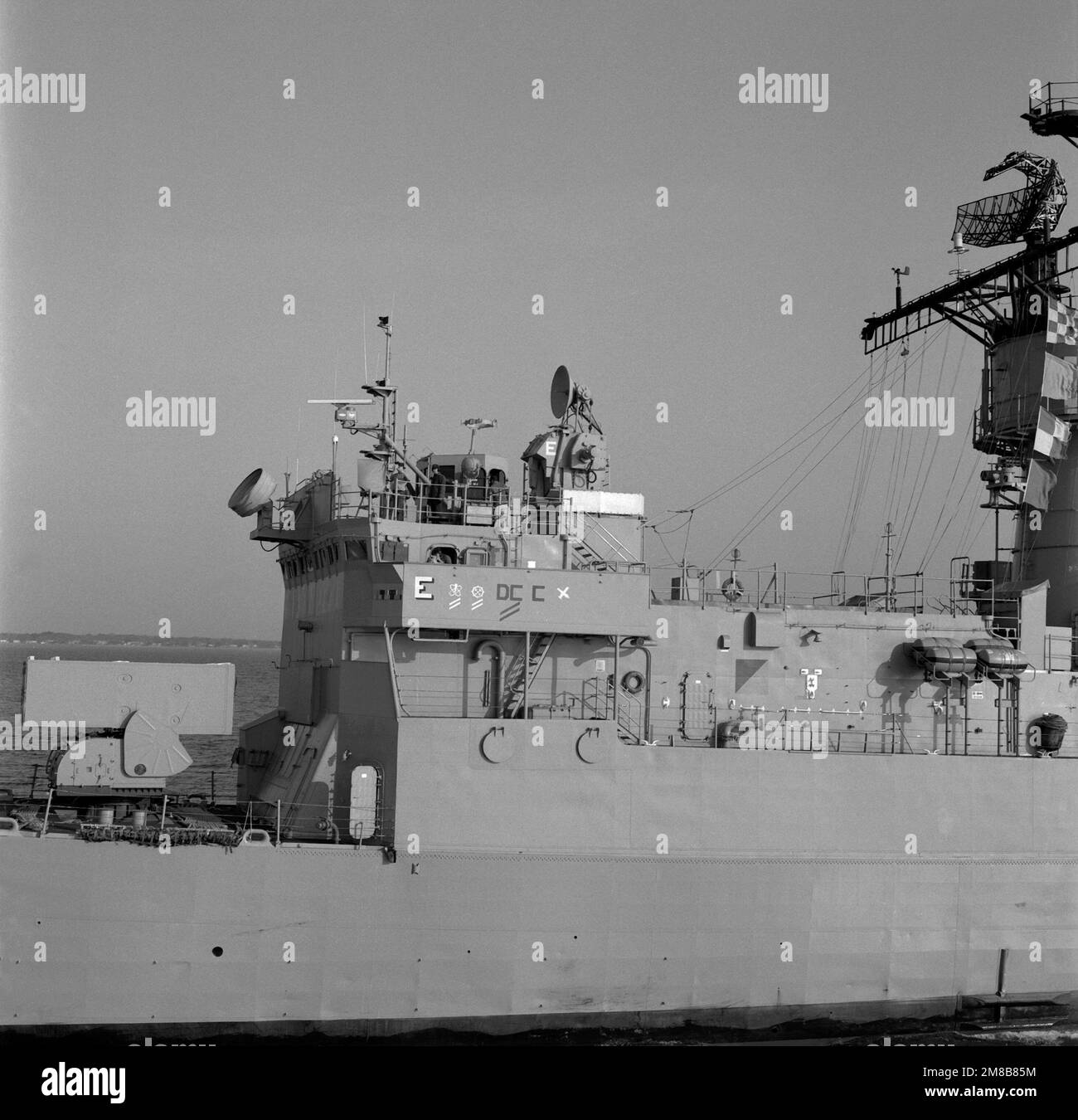 A view of the superstructure on the frigate USS DONALD B. BEARY (FF ...