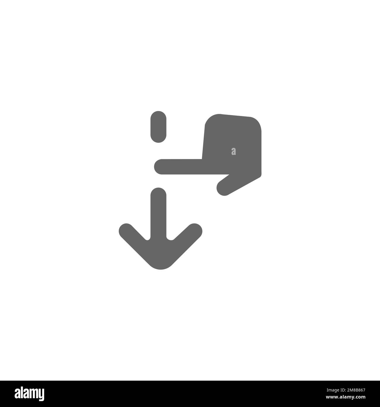 Two handed sliding gesture icon, graphics resource template, vector ...