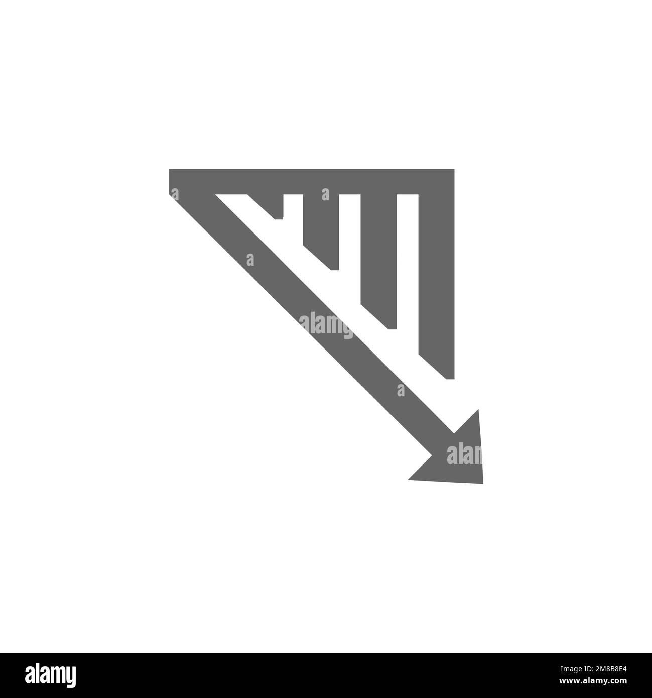 Data Slide Icon Graphic Resource Template Vector Illustration Stock