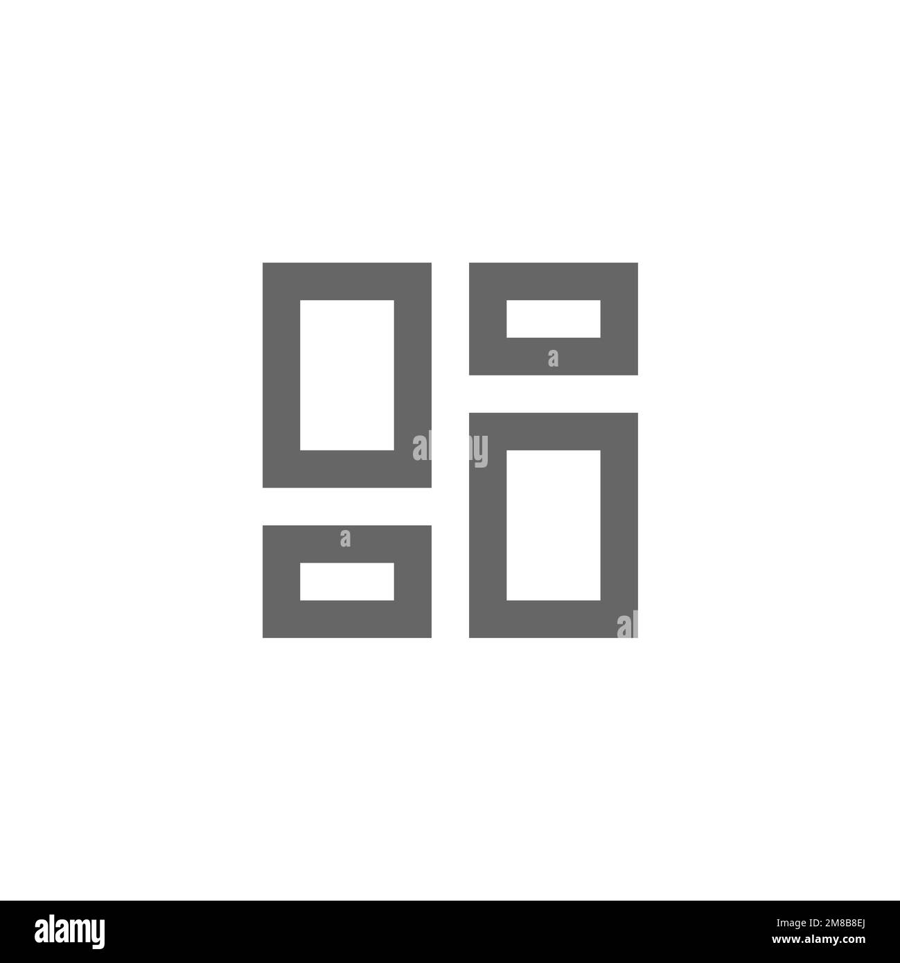 Main menu icon, graphic resource template, vector illustration Stock ...