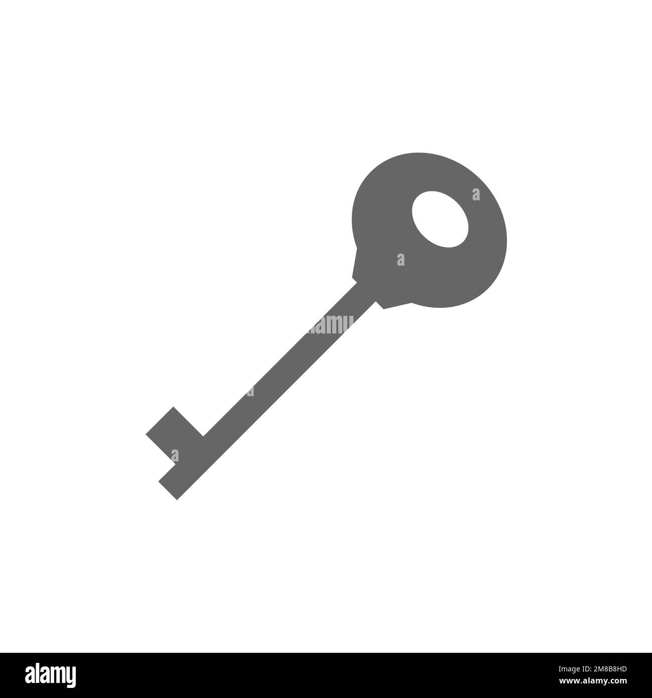 Vintage key icon, graphic resource template, vector illustration Stock ...