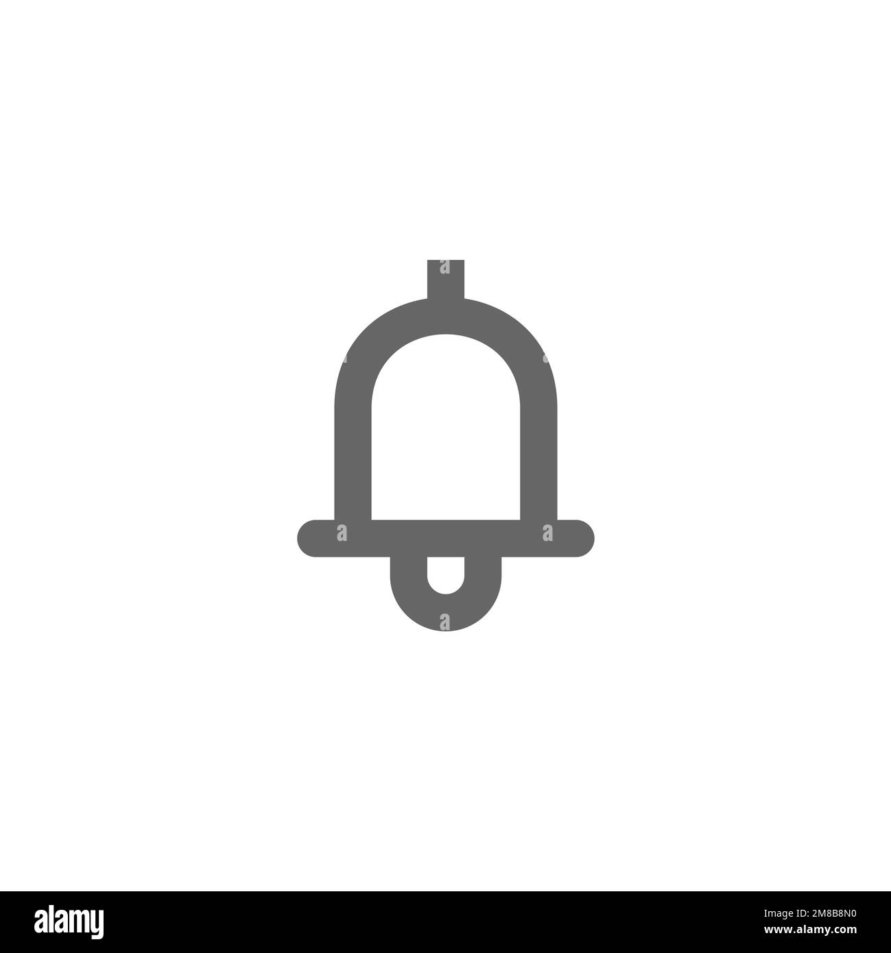 Bell icon, graphic resource template, vector illustration Stock Vector ...