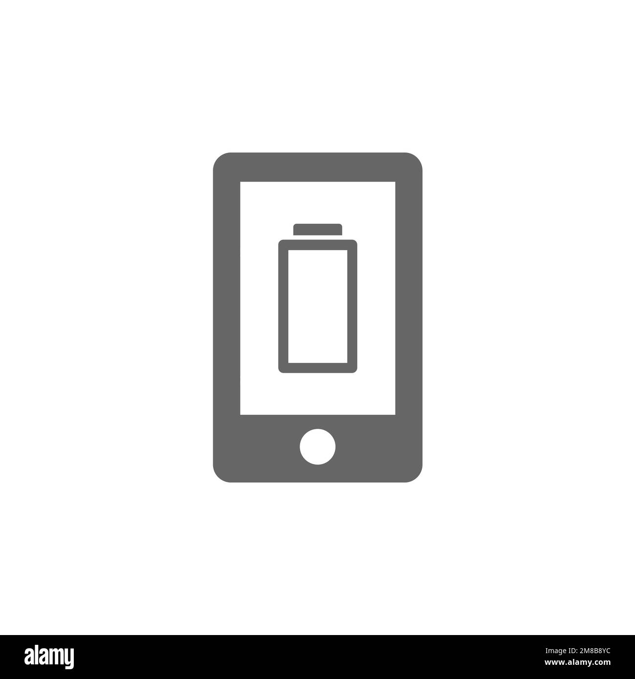 Phone power icon, graphics resource template, vector illustration Stock ...