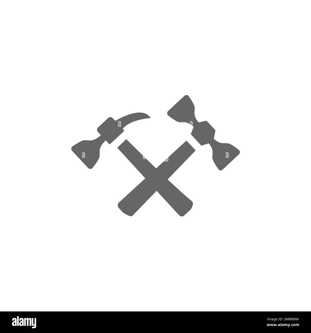 Hammer tool icon, graphic resource template, vector illustration Stock ...