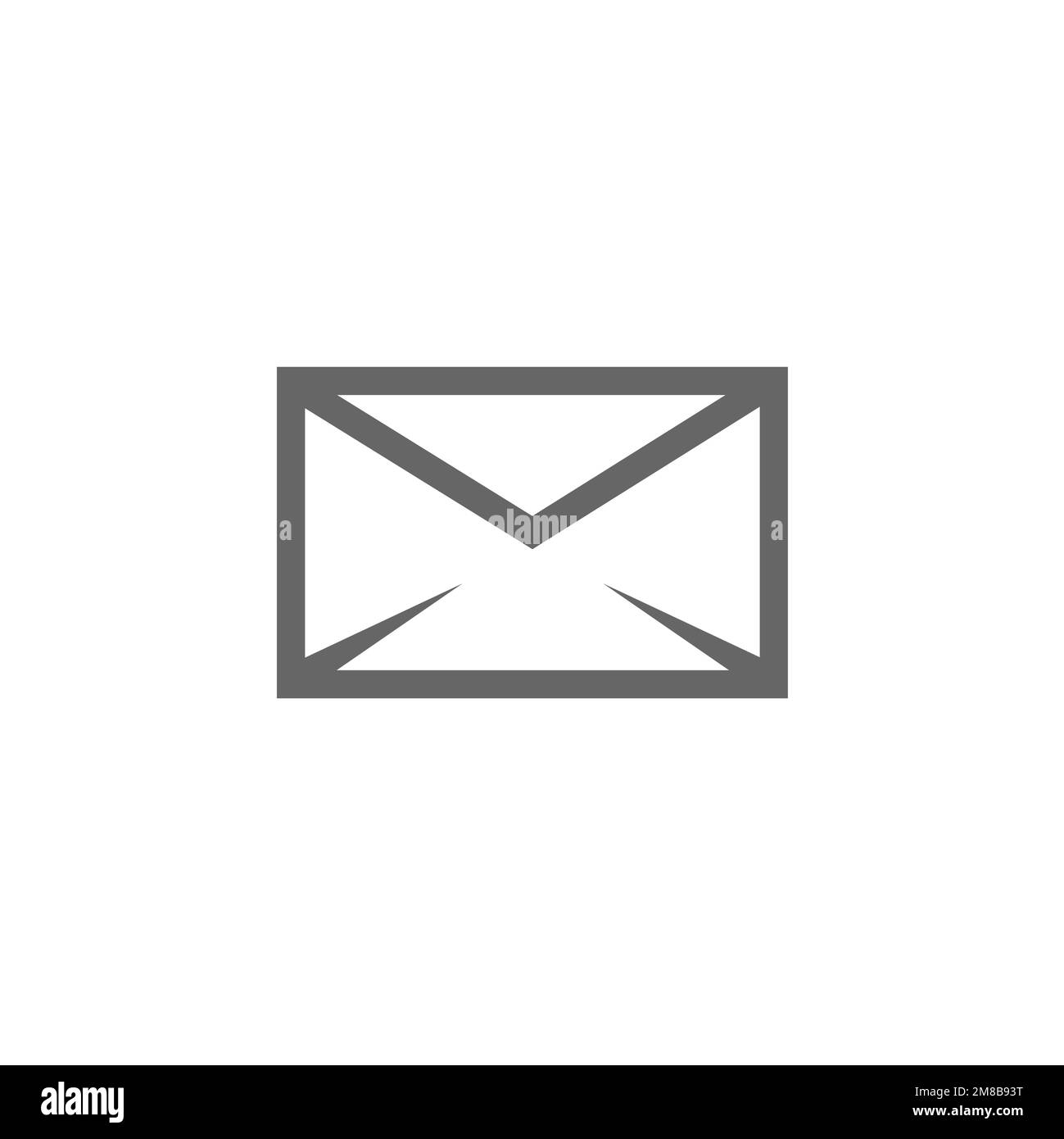 Mail icon, graphic resource template, vector illustration Stock Vector ...