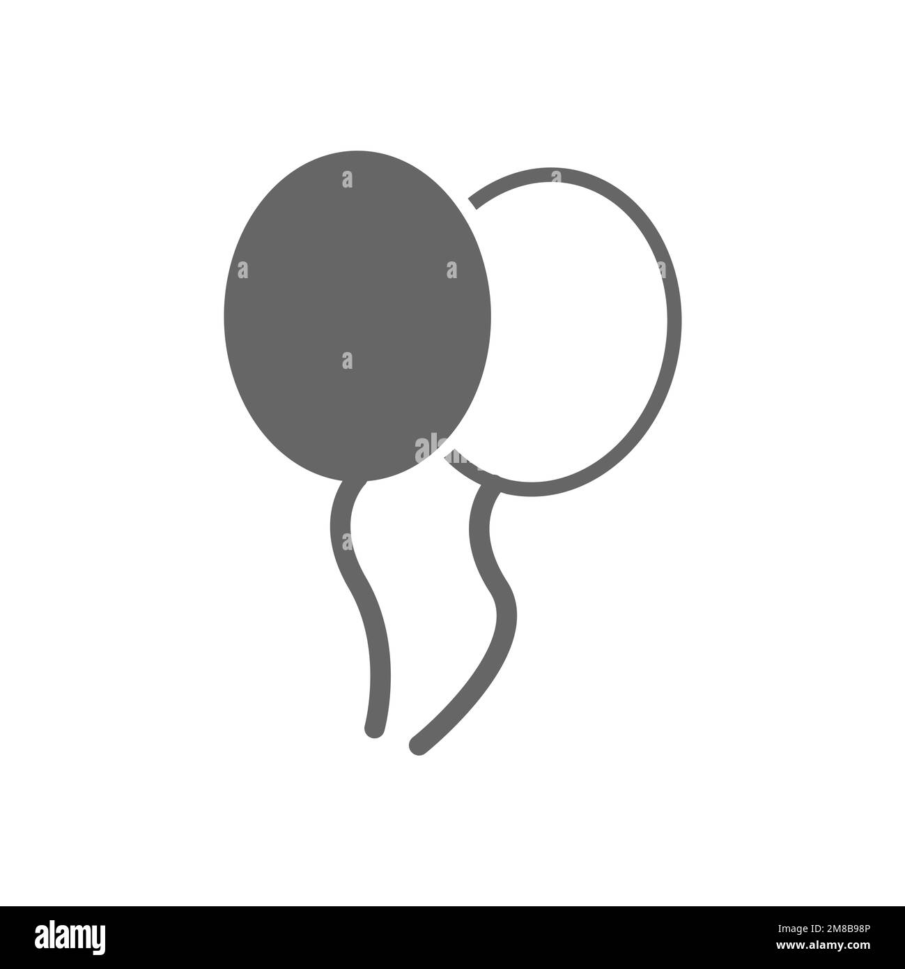Balloon icon, graphic resource template, vector illustration Stock ...