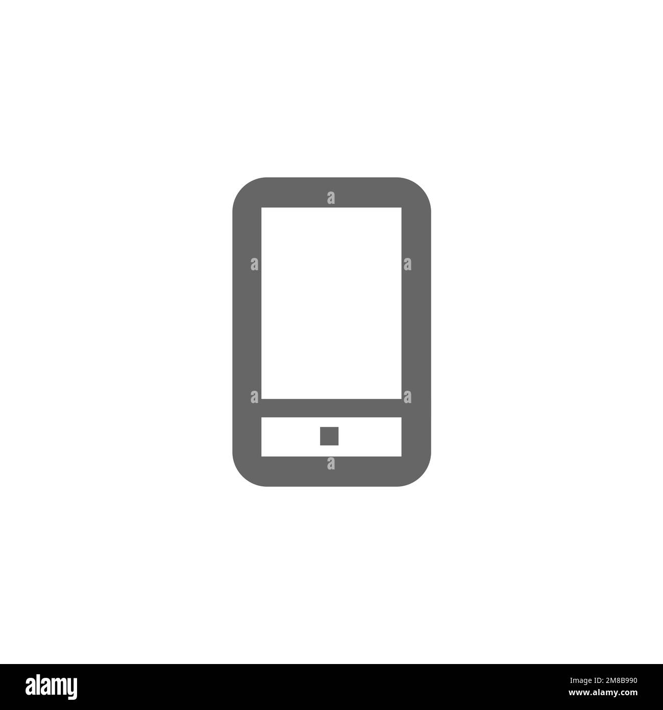 Mobile phone icons, graphics resource templates, vector illustrations ...