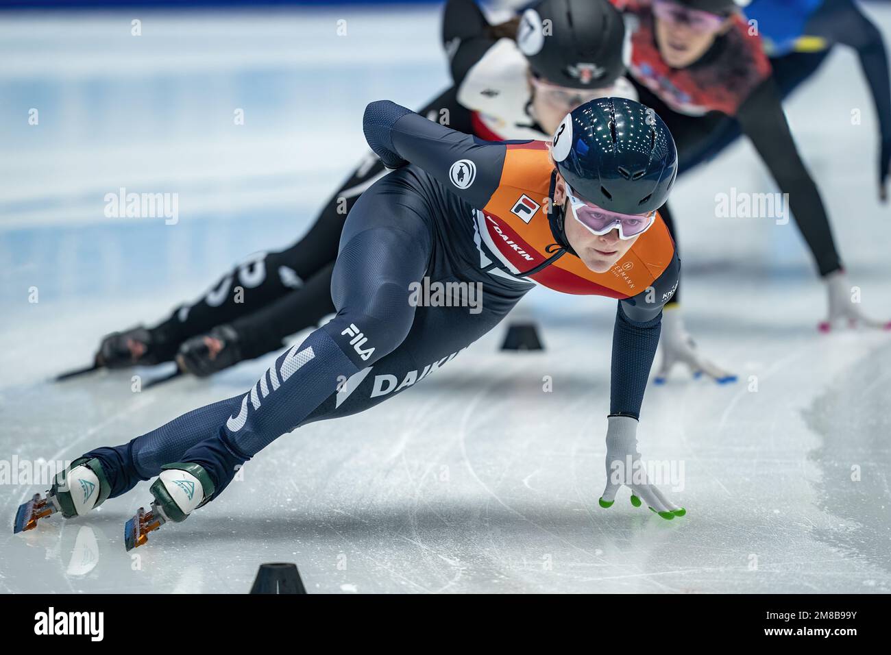 GDANSK - Poland, 13/01/2023, Xandra Velzeboer during 1500 meters on day ...