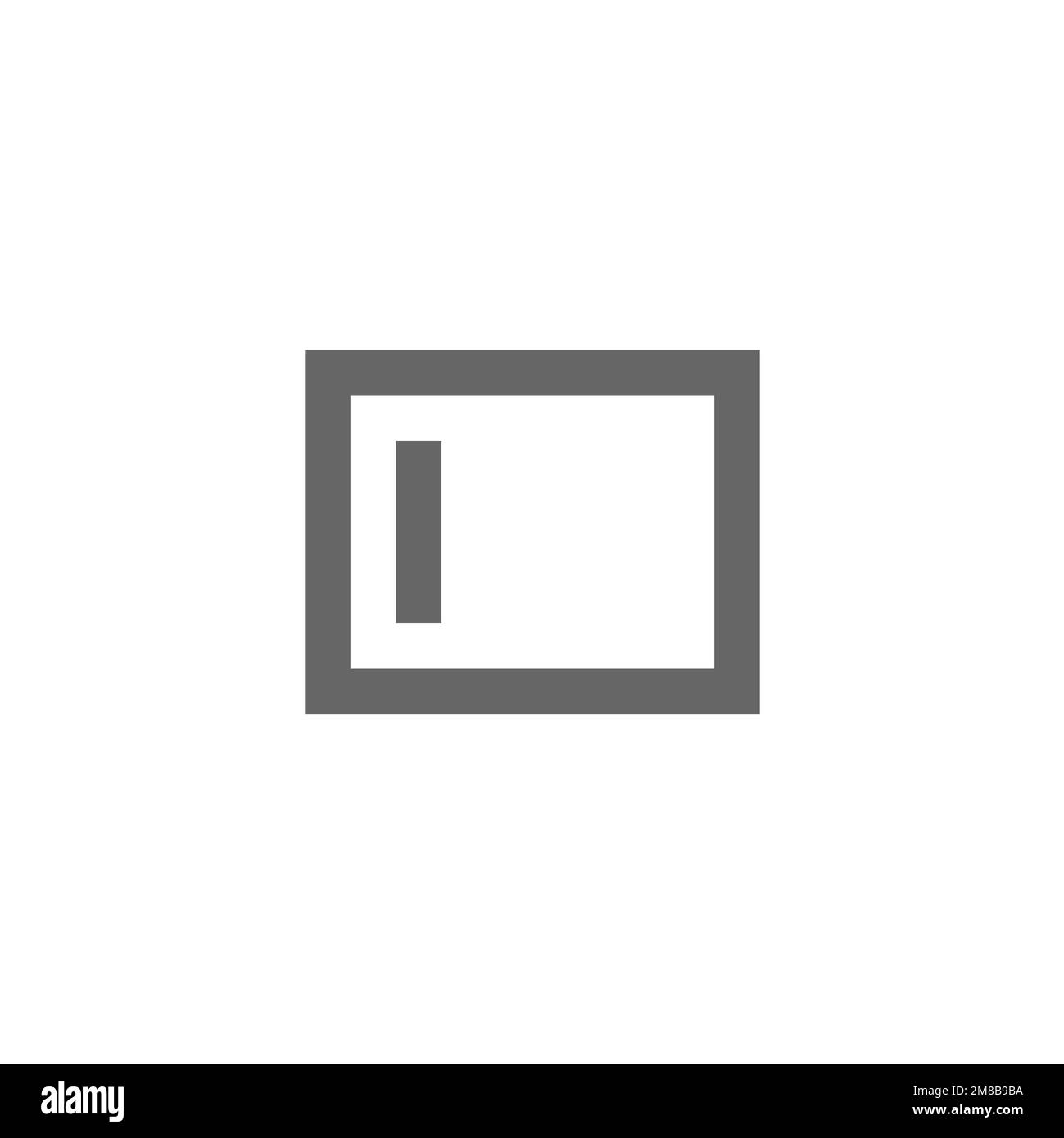 Aligned to the left Stock Vector Images - Alamy