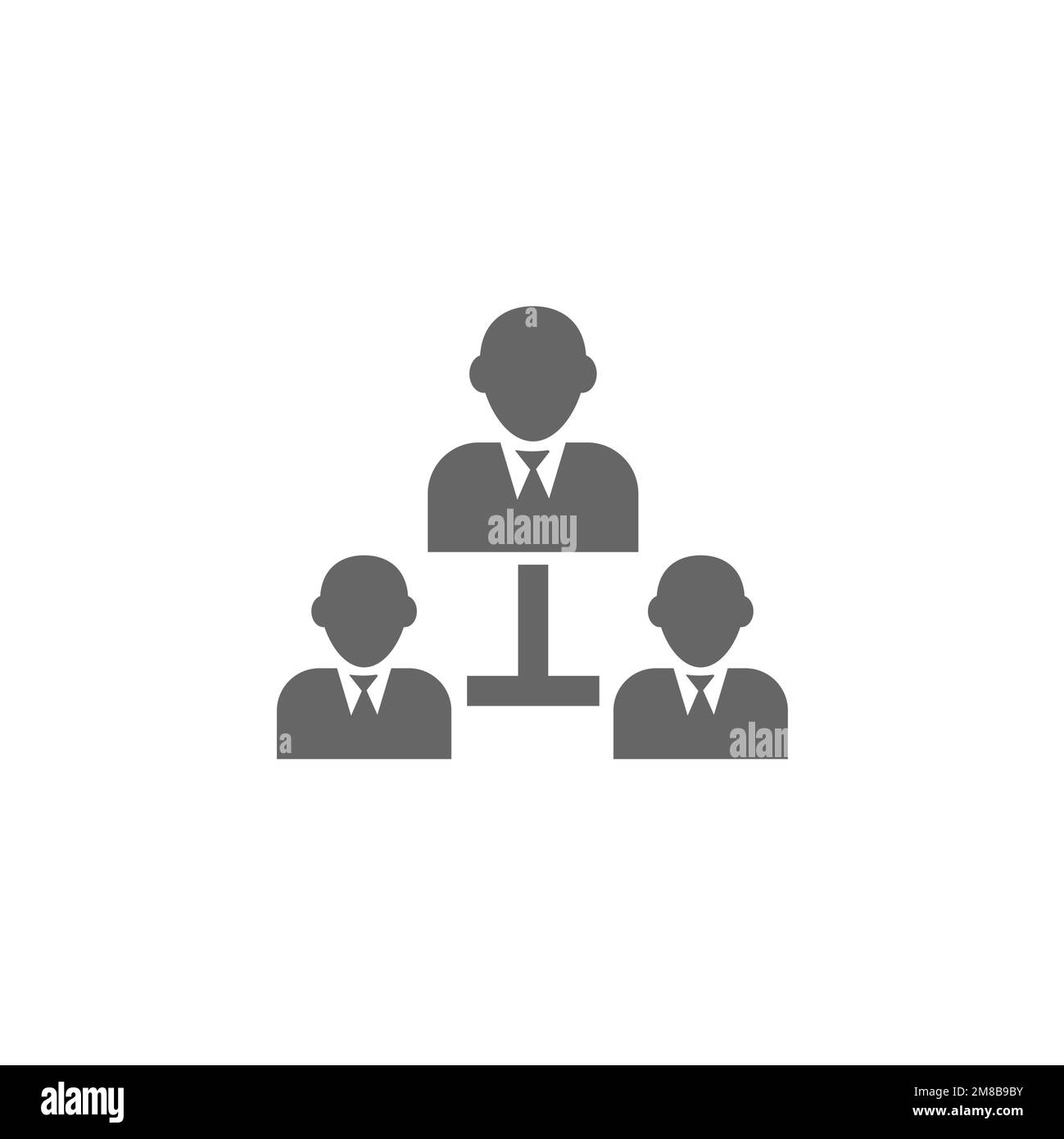 Organization structure icon, graphic resource template, vector ...