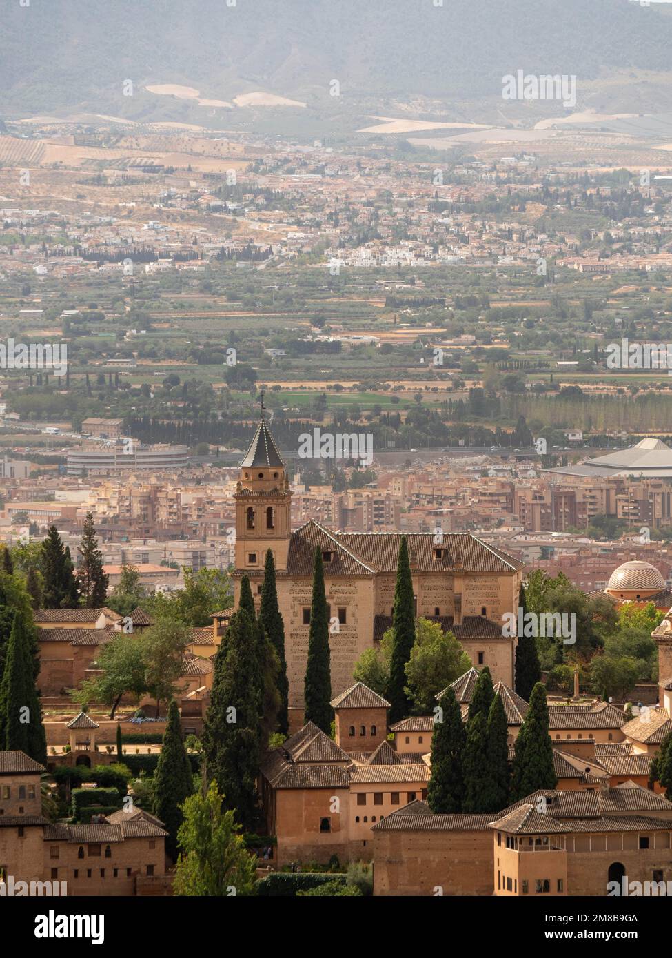 Spain with a view to the alhambra palace hi-res stock photography and ...
