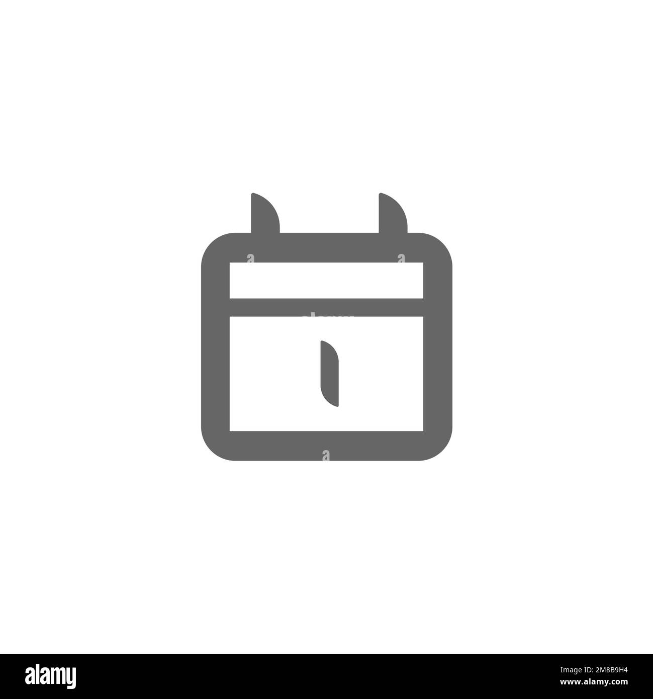 Calendar icon, graphic resource template, vector illustration Stock ...