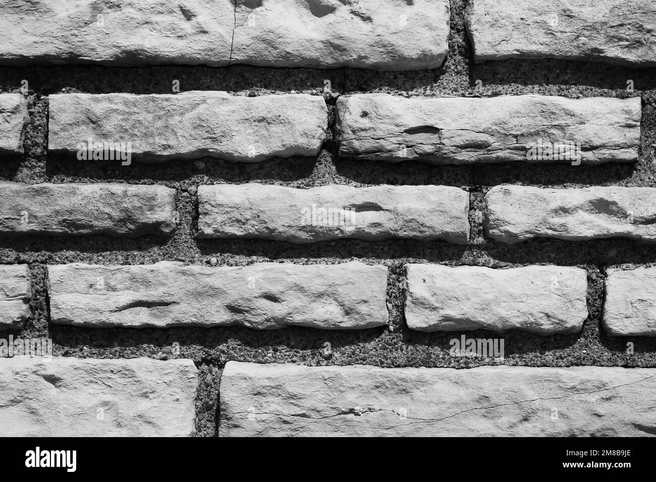 Traditional brickwork texture Black and White Stock Photos & Images - Alamy