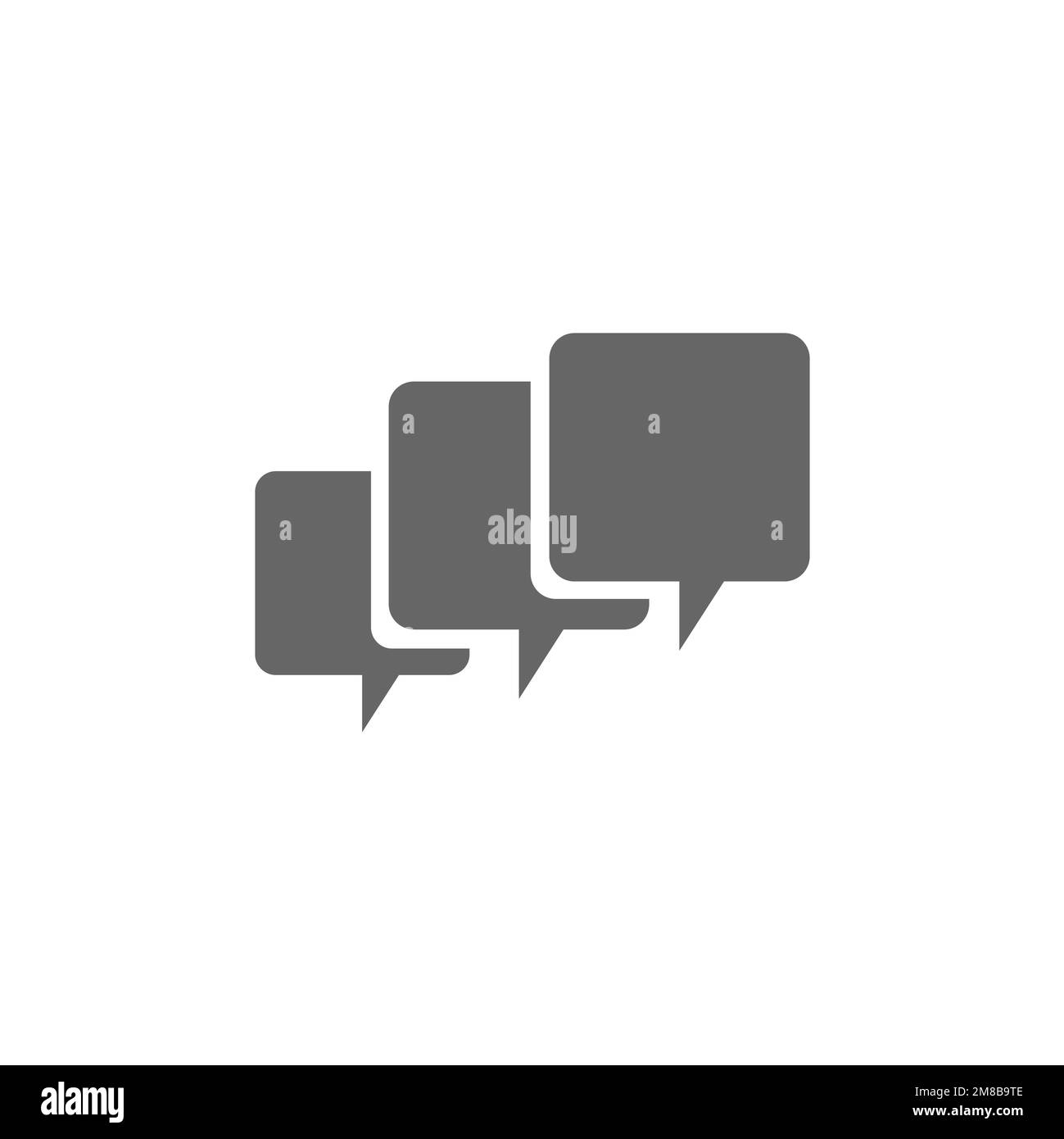 Three information bubble icons, graphic resource templates, and vector ...