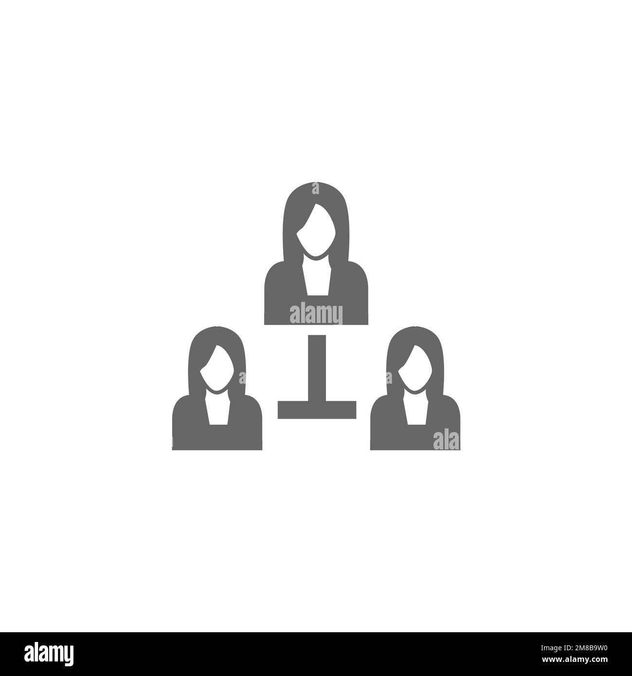 Organization structure icon, graphic resource template, vector ...
