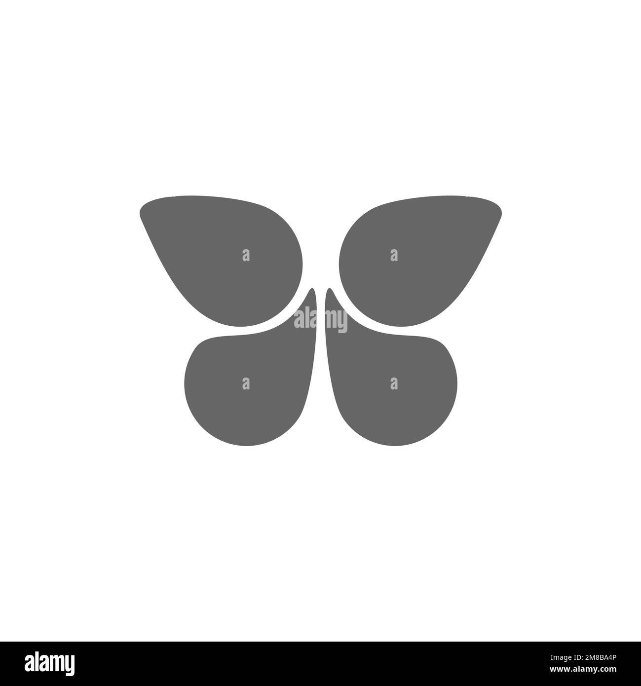 Butterfly icon, graphic resource template, vector illustration Stock ...