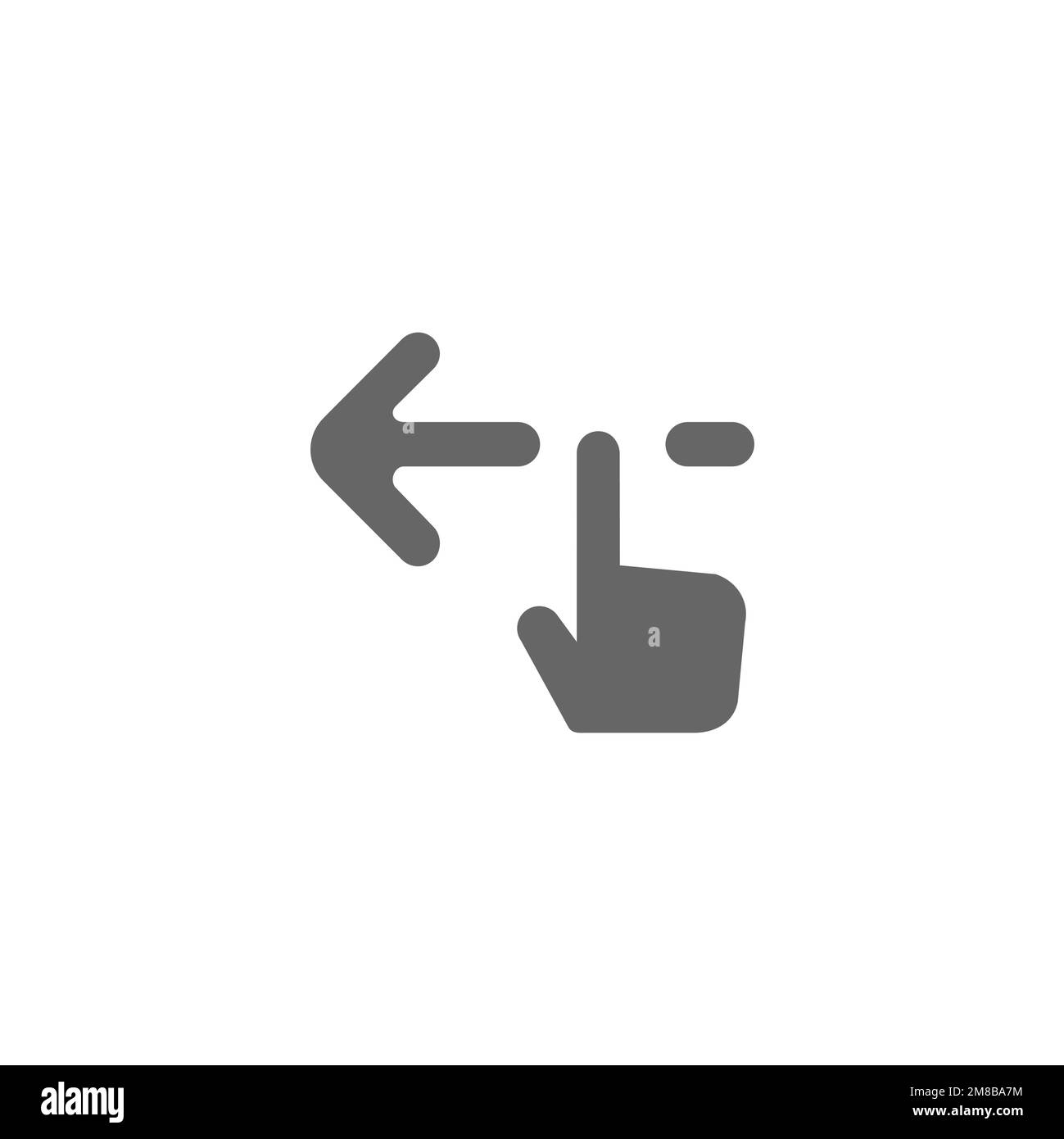 Finger slide icon, graphic resource template, vector illustration Stock ...