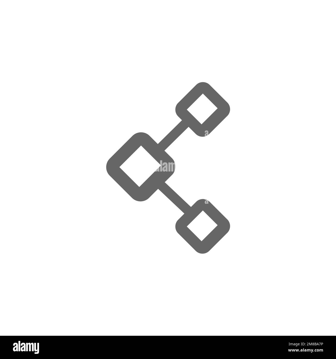 Link sharing icon, graphic resource template, vector illustration Stock ...