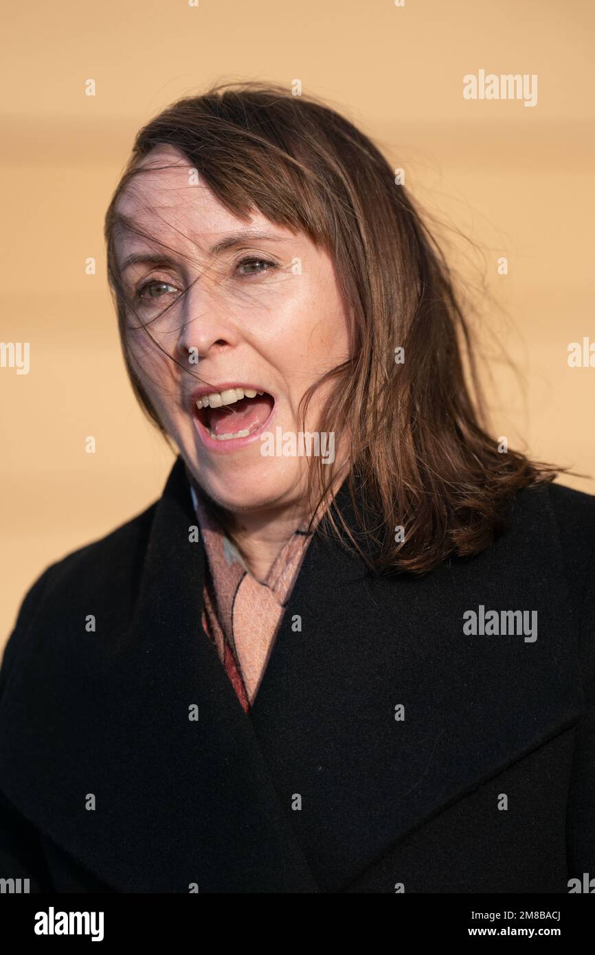 Detective Superintendent Rachel Reeves outside Huntingdon Crown Court ...