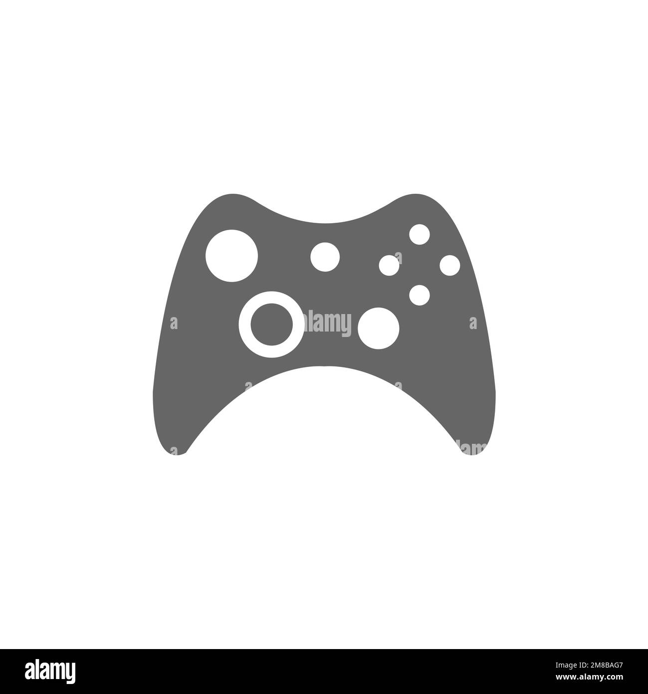 Game console logo, graphics resource template, vector illustration ...