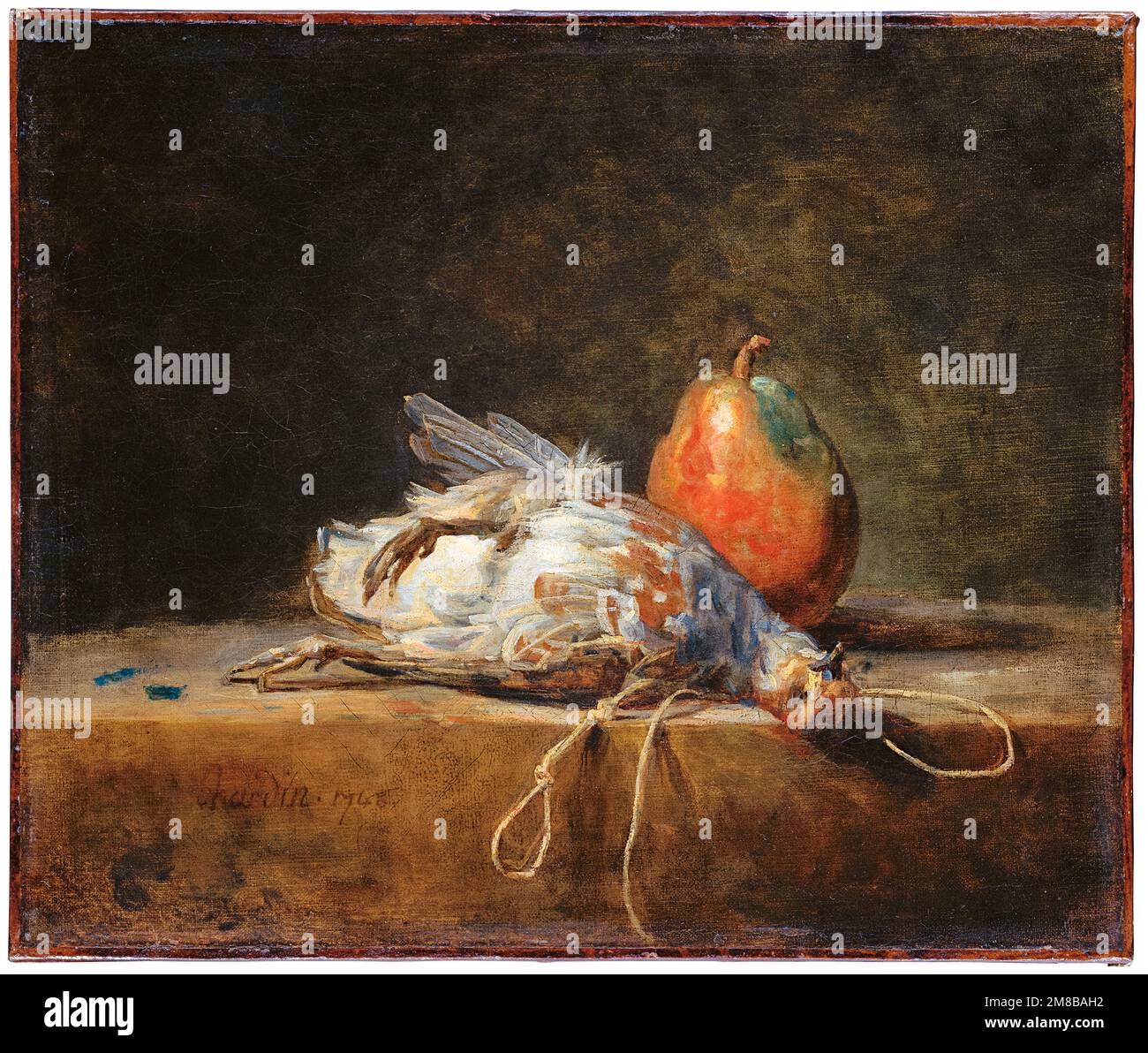 Jean Baptiste Siméon Chardin, Still Life with Partridge and Pear ...