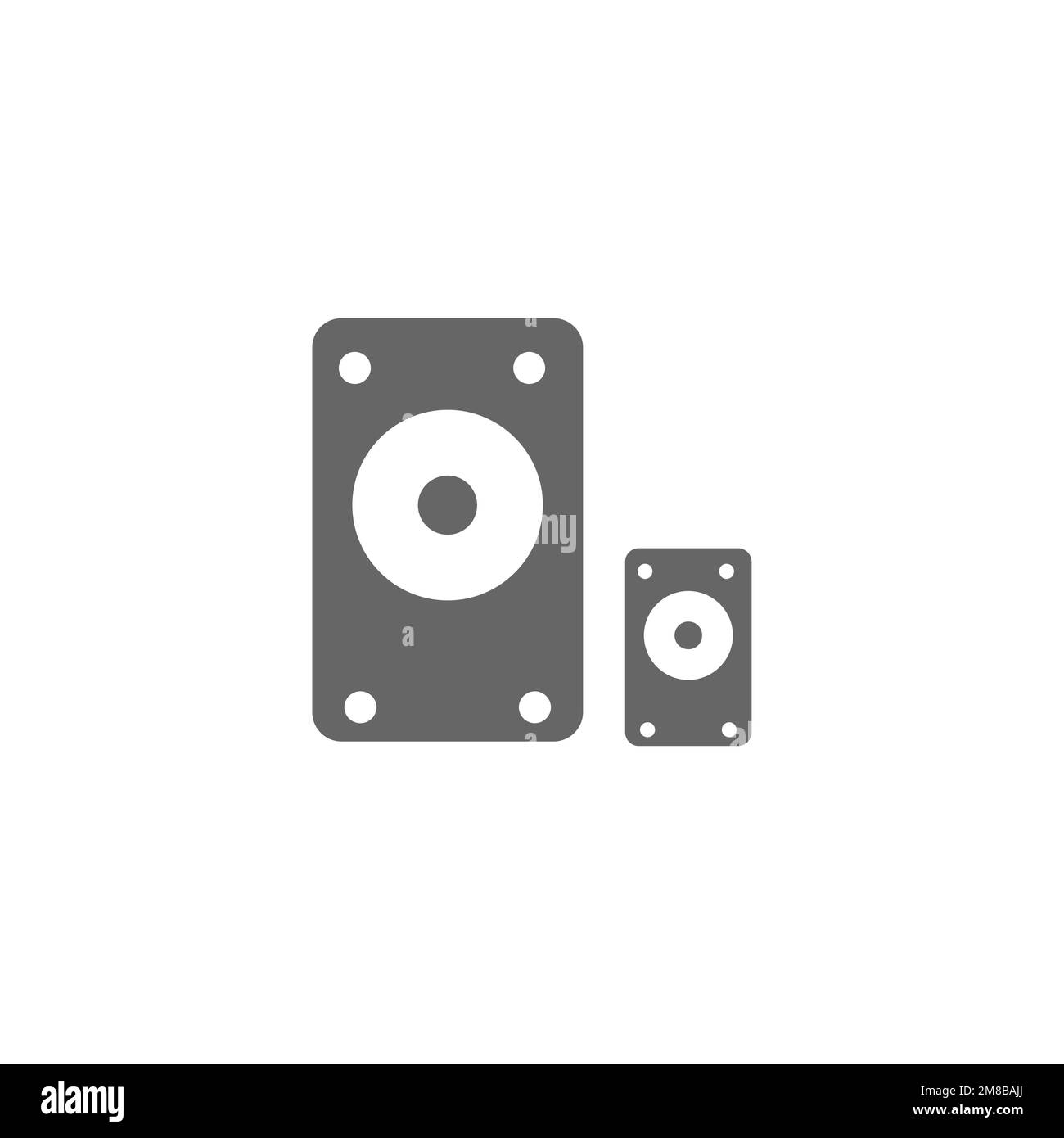 Audio icon, graphic resource template, vector illustration Stock Vector ...