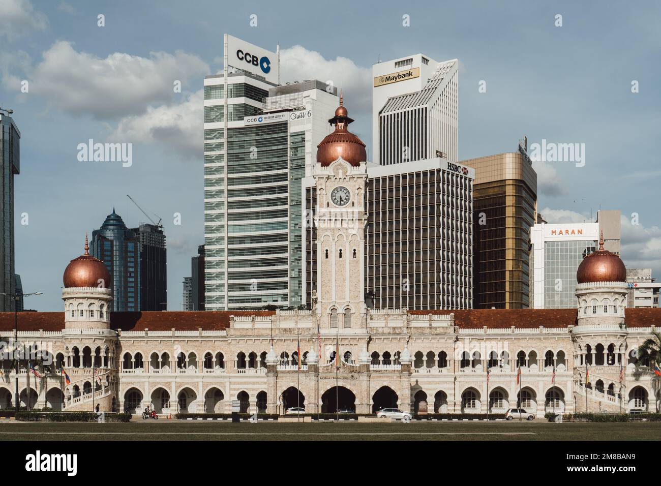 A beautiful shot of Bangunan Sultan Abdul Samad building with the ...