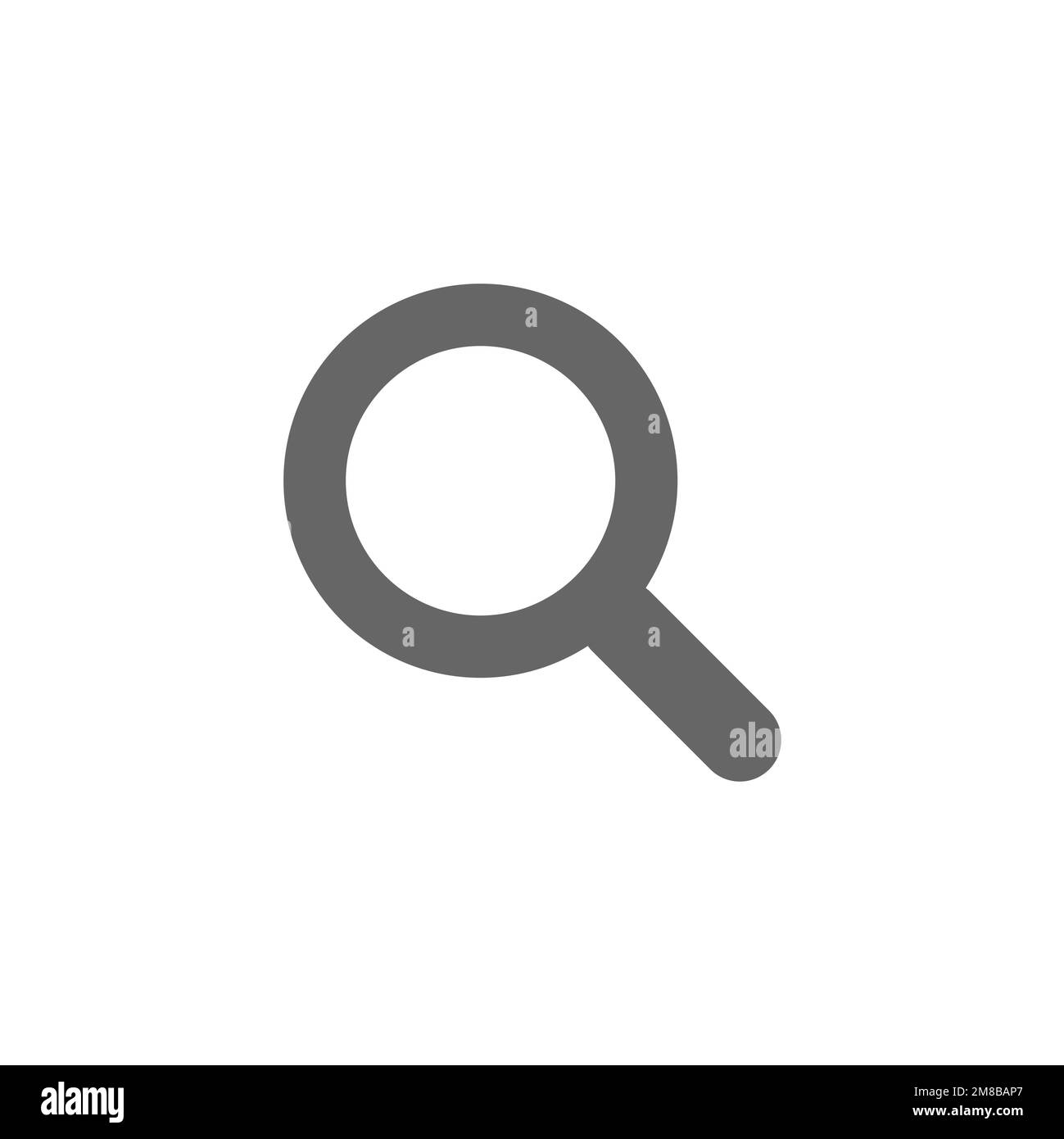 Magnifier icon, graphic resource template, vector illustration Stock ...