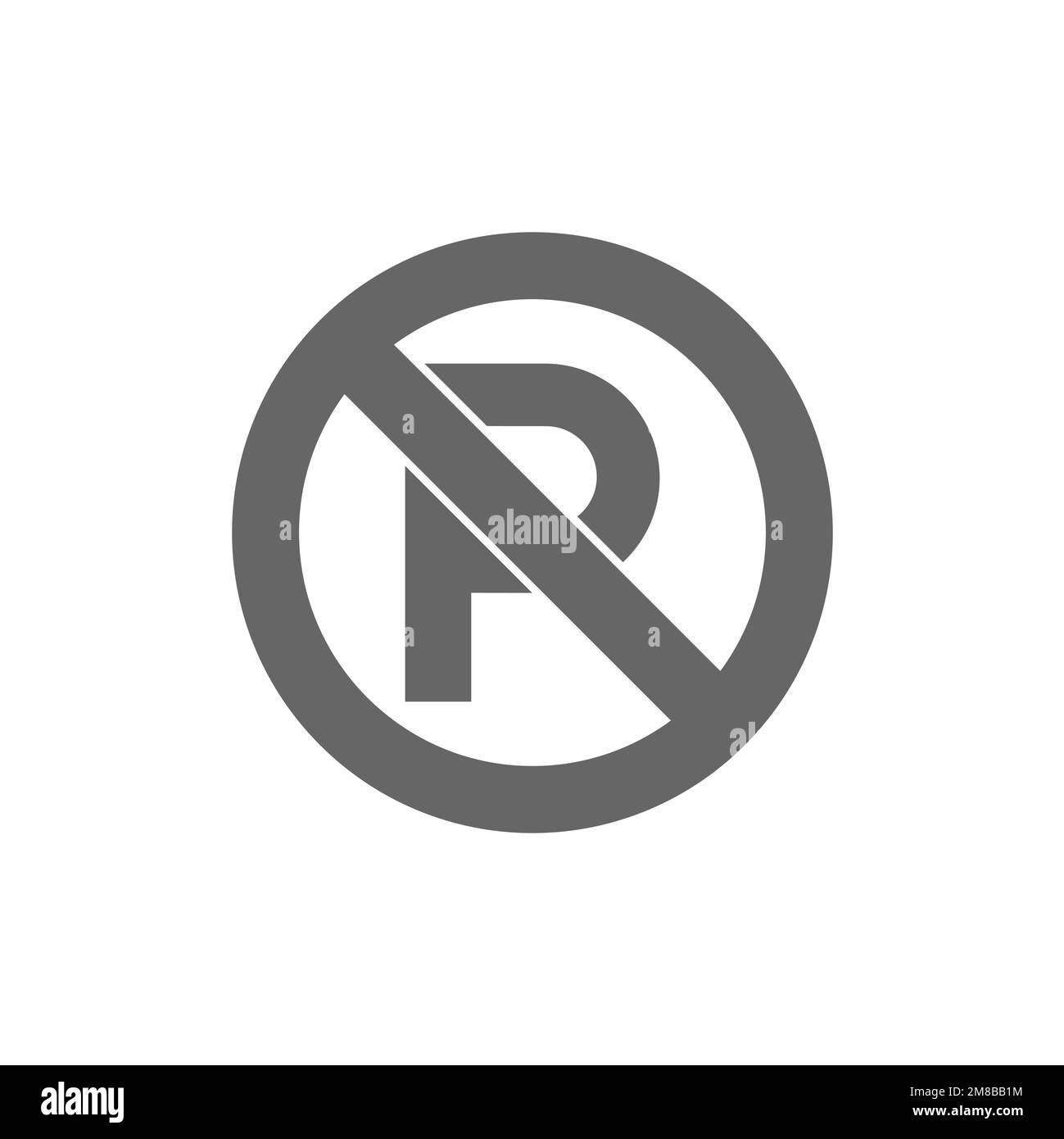 No parking icon, graphic resource template, vector illustration Stock ...