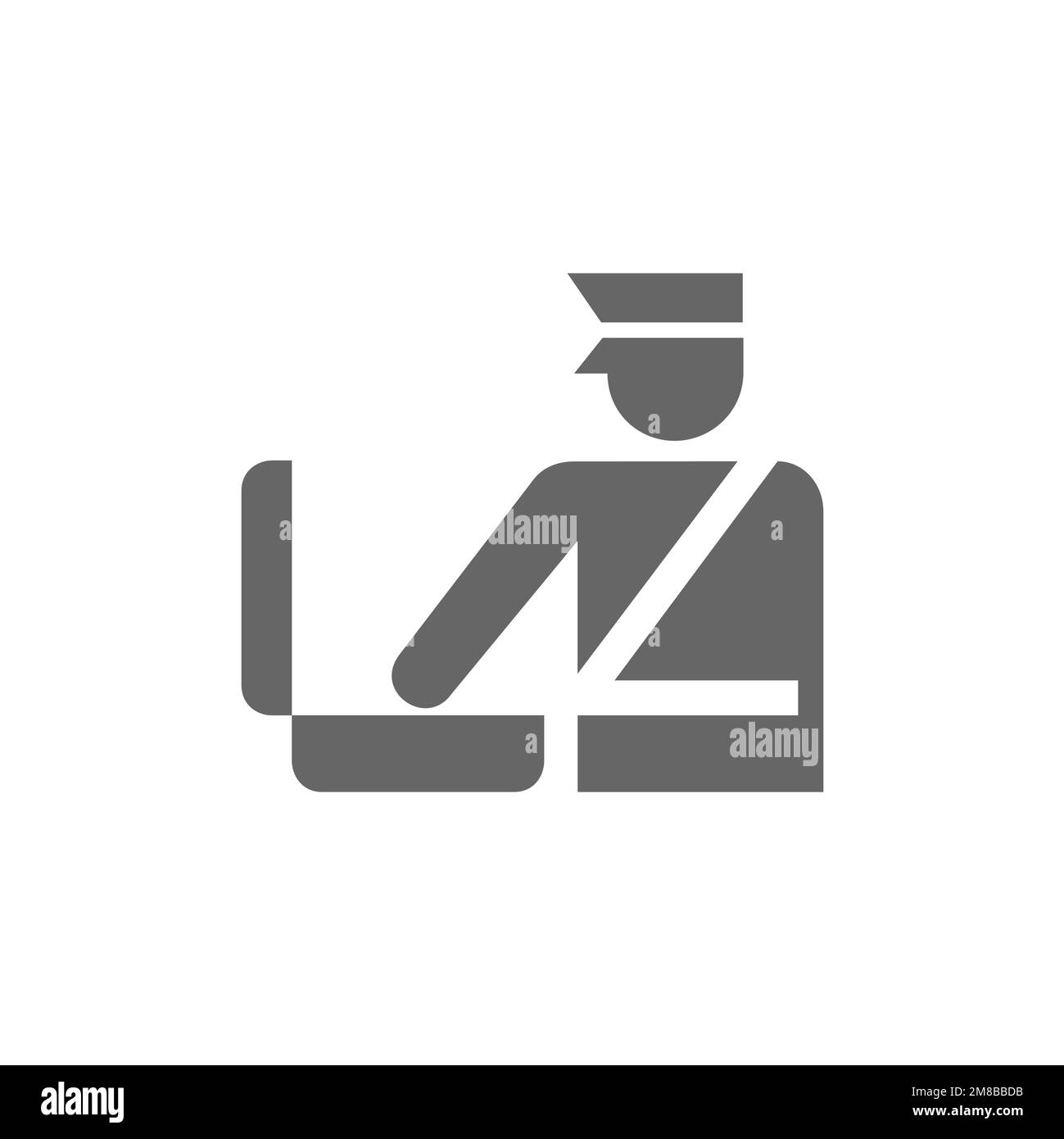 Traffic police icon, graphic resource template, vector illustration ...