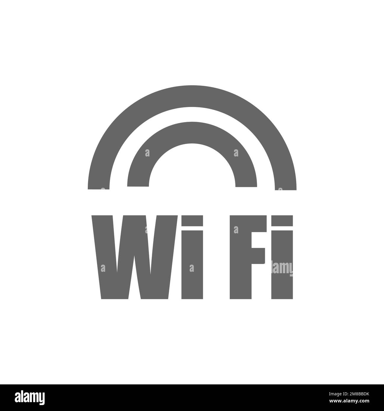 WiFi icon, graphic resource template, vector illustration Stock Vector ...