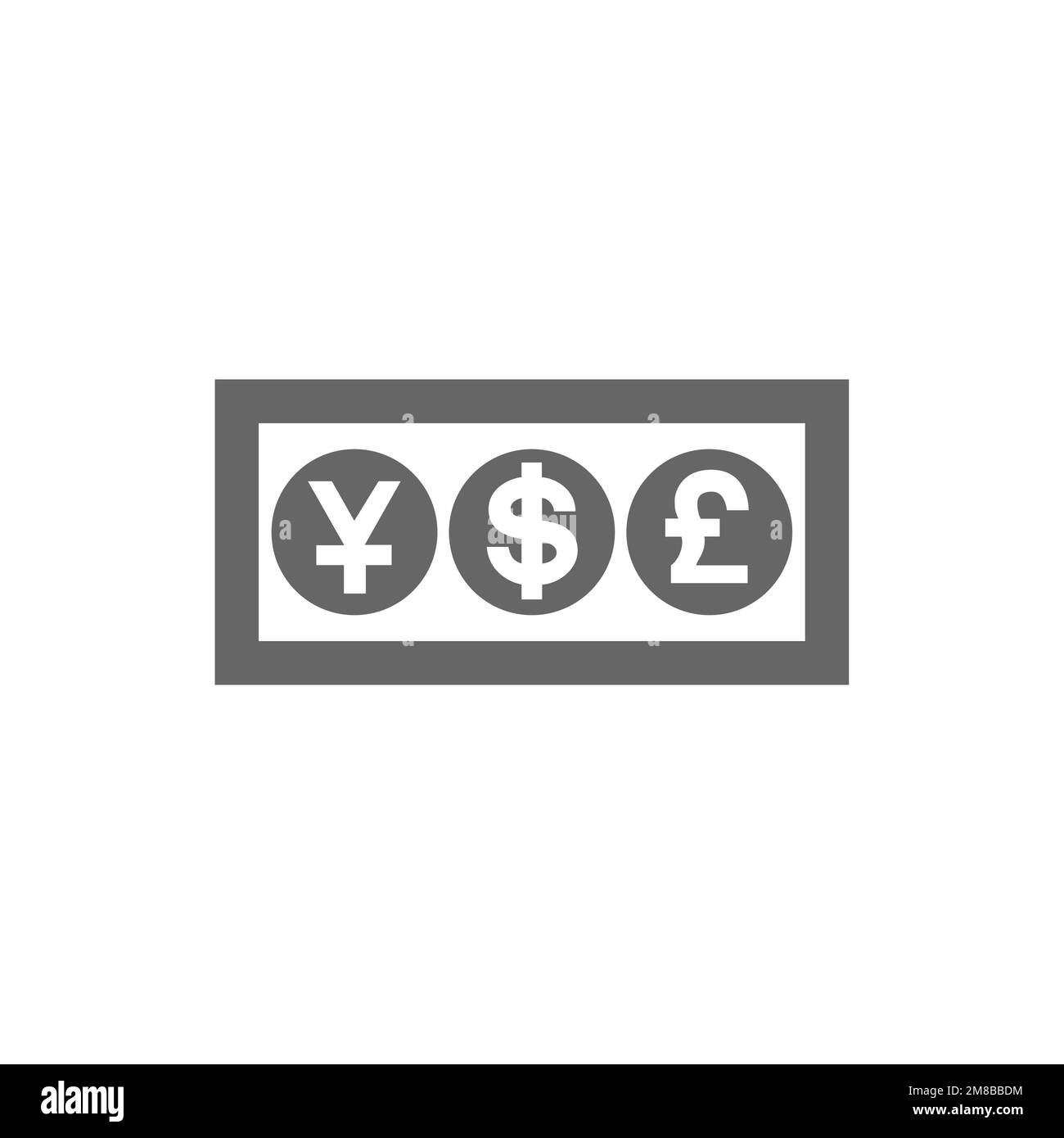 Currency exchange icon, graphic resource template, vector illustration ...