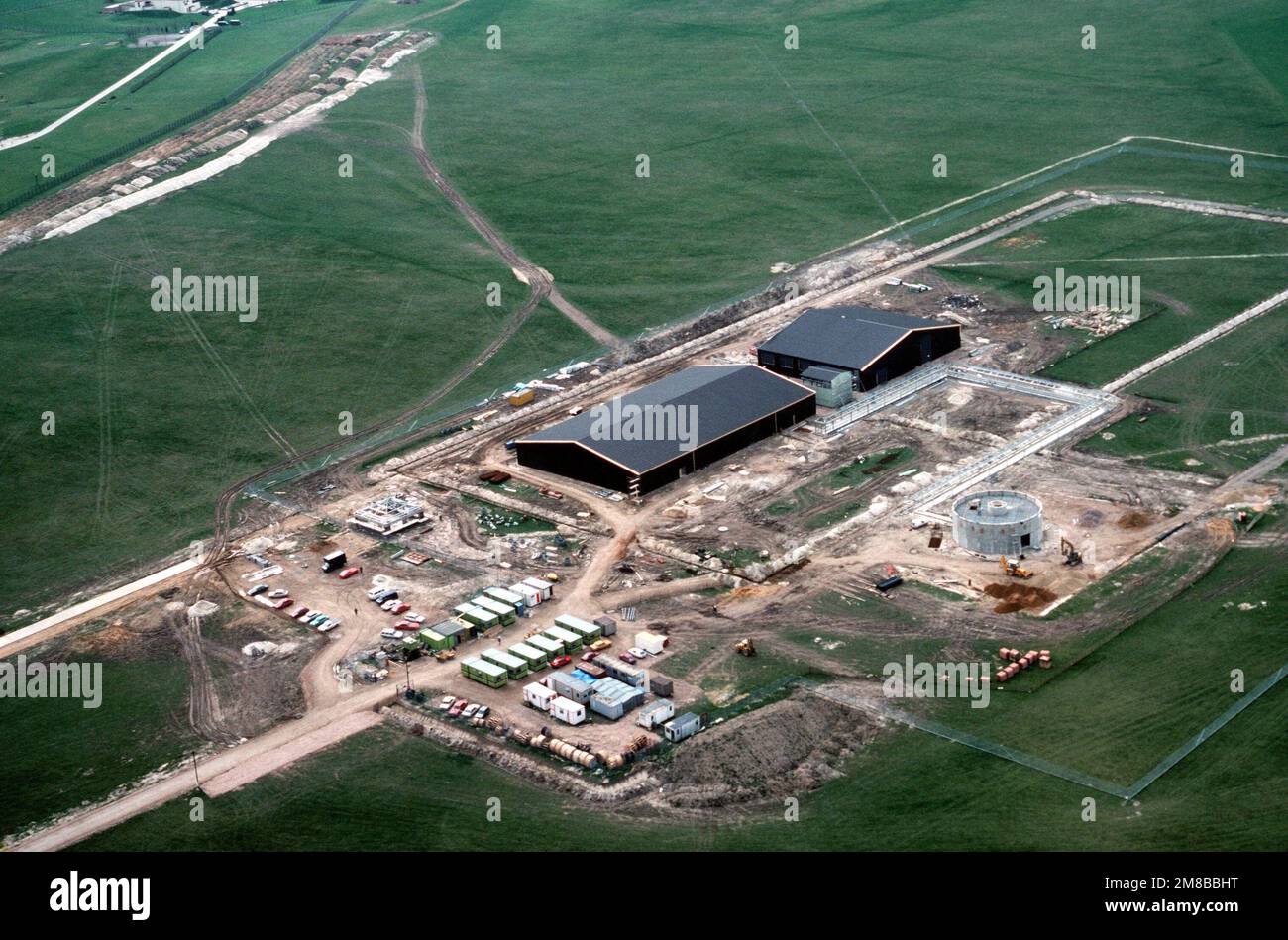 An aerial view of a portion of the base. The 47th United States Air ...
