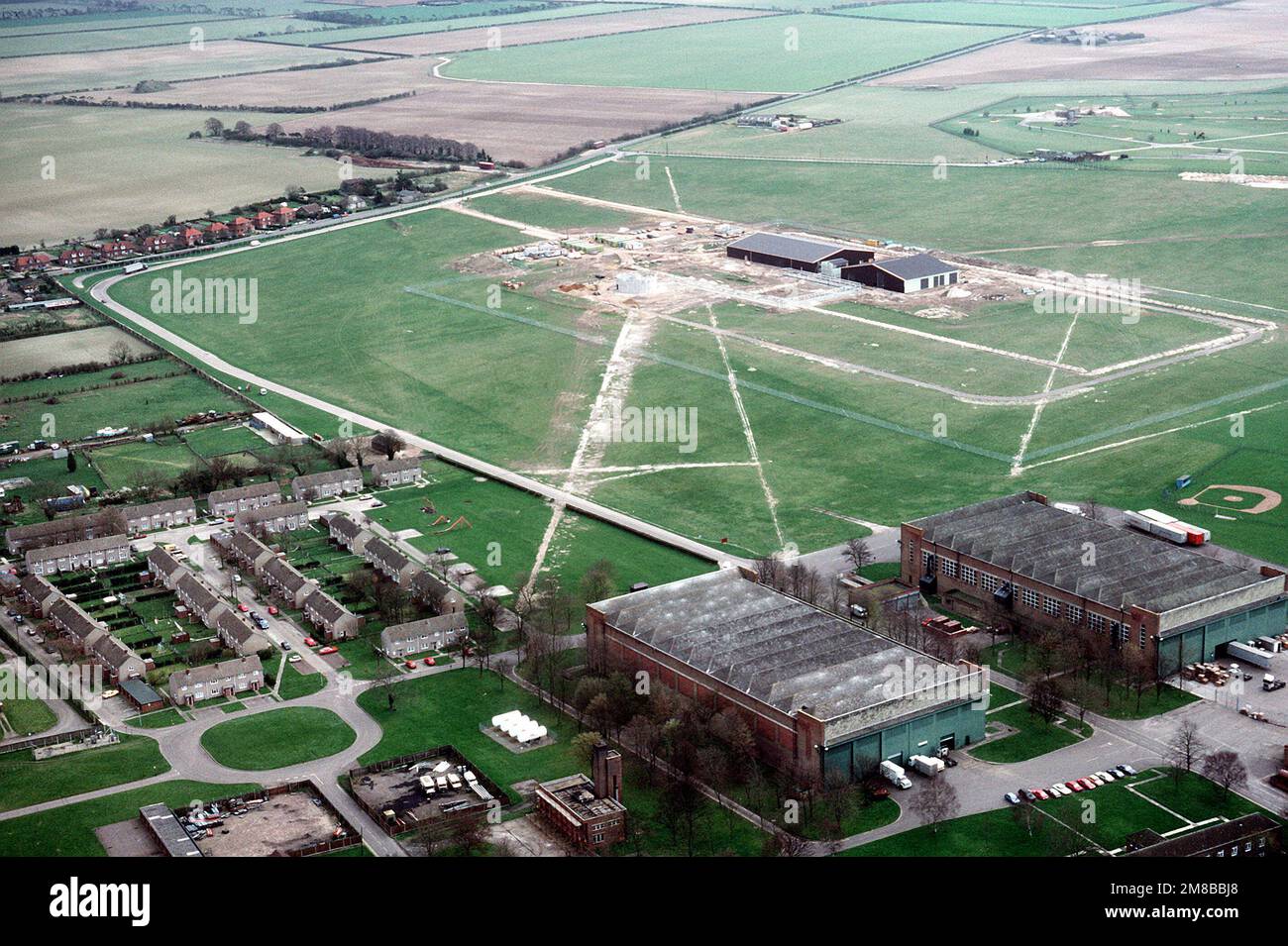 An aerial view of a portion of the base. The 47th U.S. Air Force ...