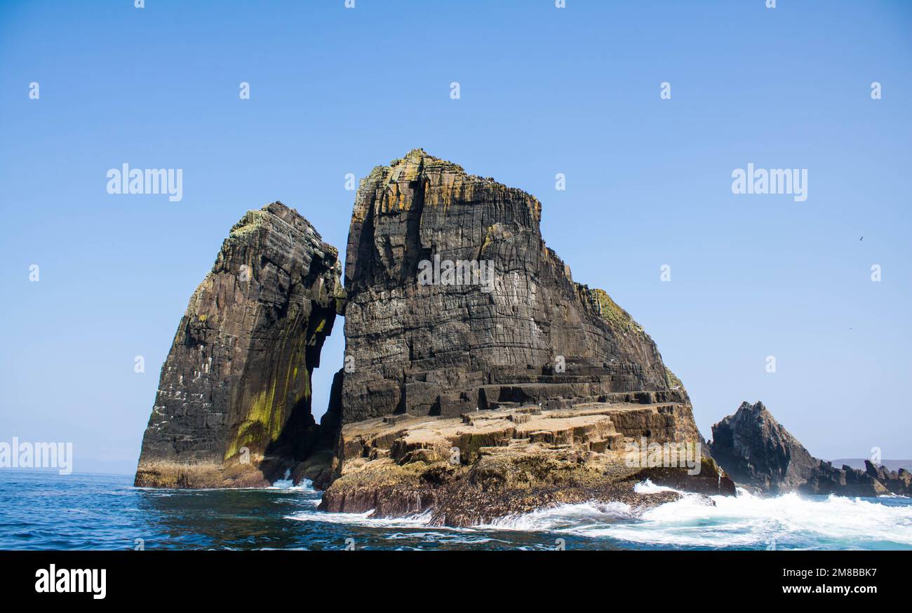 A bull rock lighthouse in Beara West Cork Ireland Stock Photo - Alamy