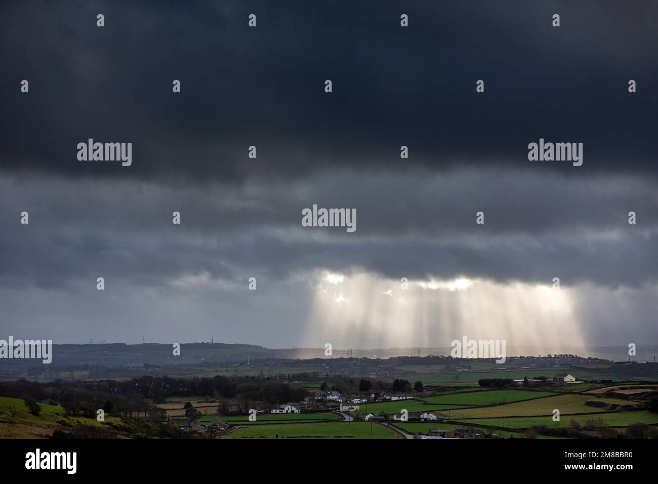 Halifax West Yorkshire Uk 13th Jan 2023 Uk Weather Crepuscular